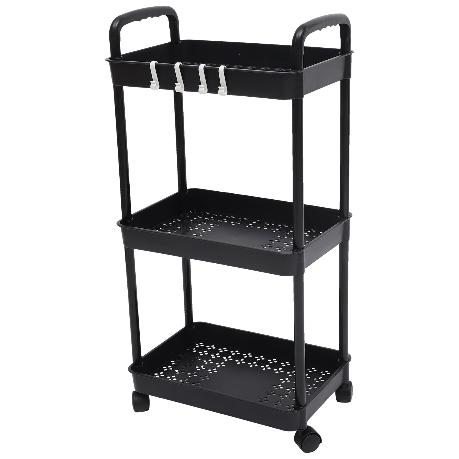 WynBing Rolling Pantry Storage Cart Trolley Rolling Cart Organizer for ...