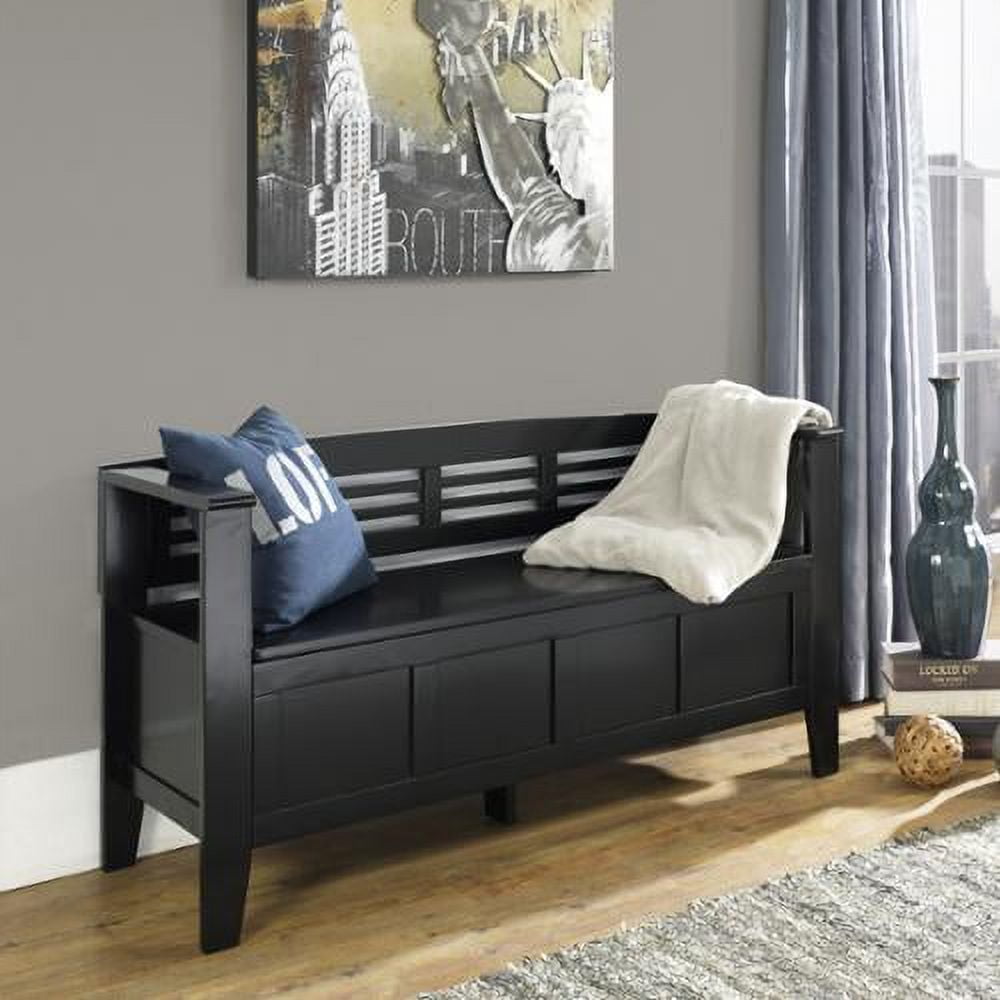 WyndenHall Chandler SOLID WOOD 48 inch Wide Contemporary Entryway ...