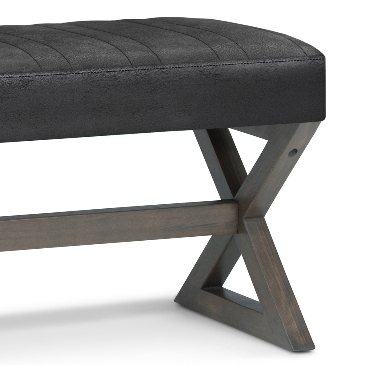 WyndenHall David 48 inch Wide Contemporary Rectangle Ottoman Bench ...