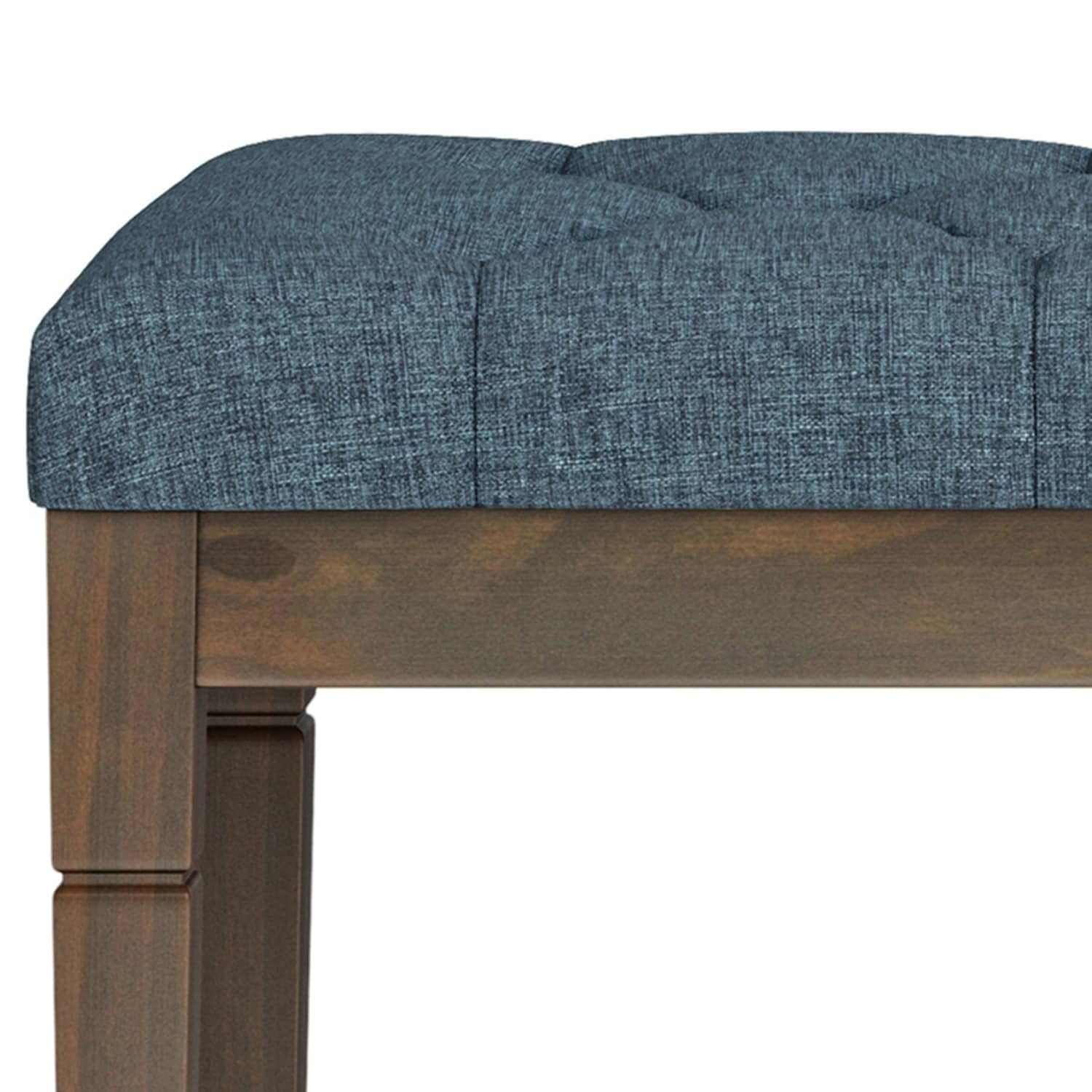 WyndenHall Hopewell 48 inch Wide Traditional Rectangle Ottoman Bench ...