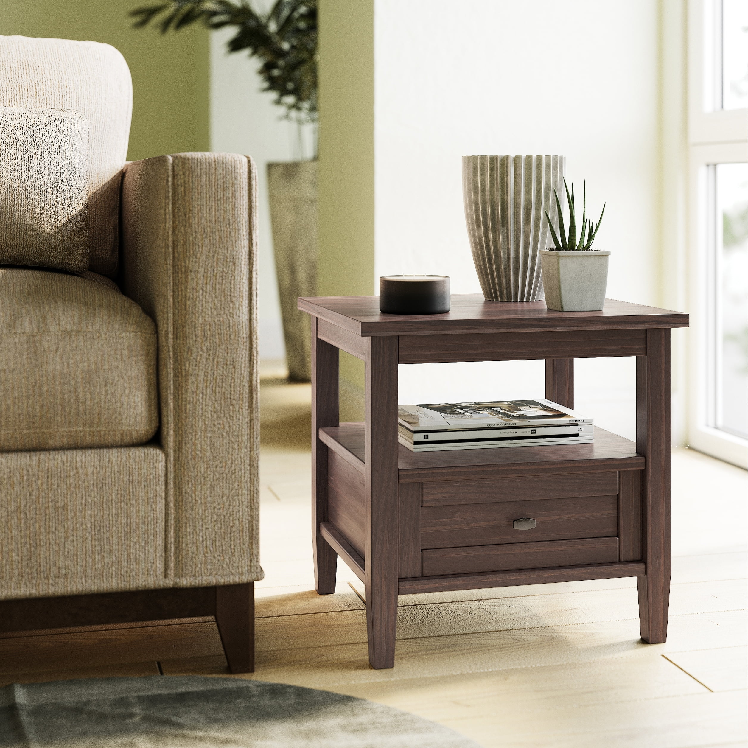 20 inch wide end table store