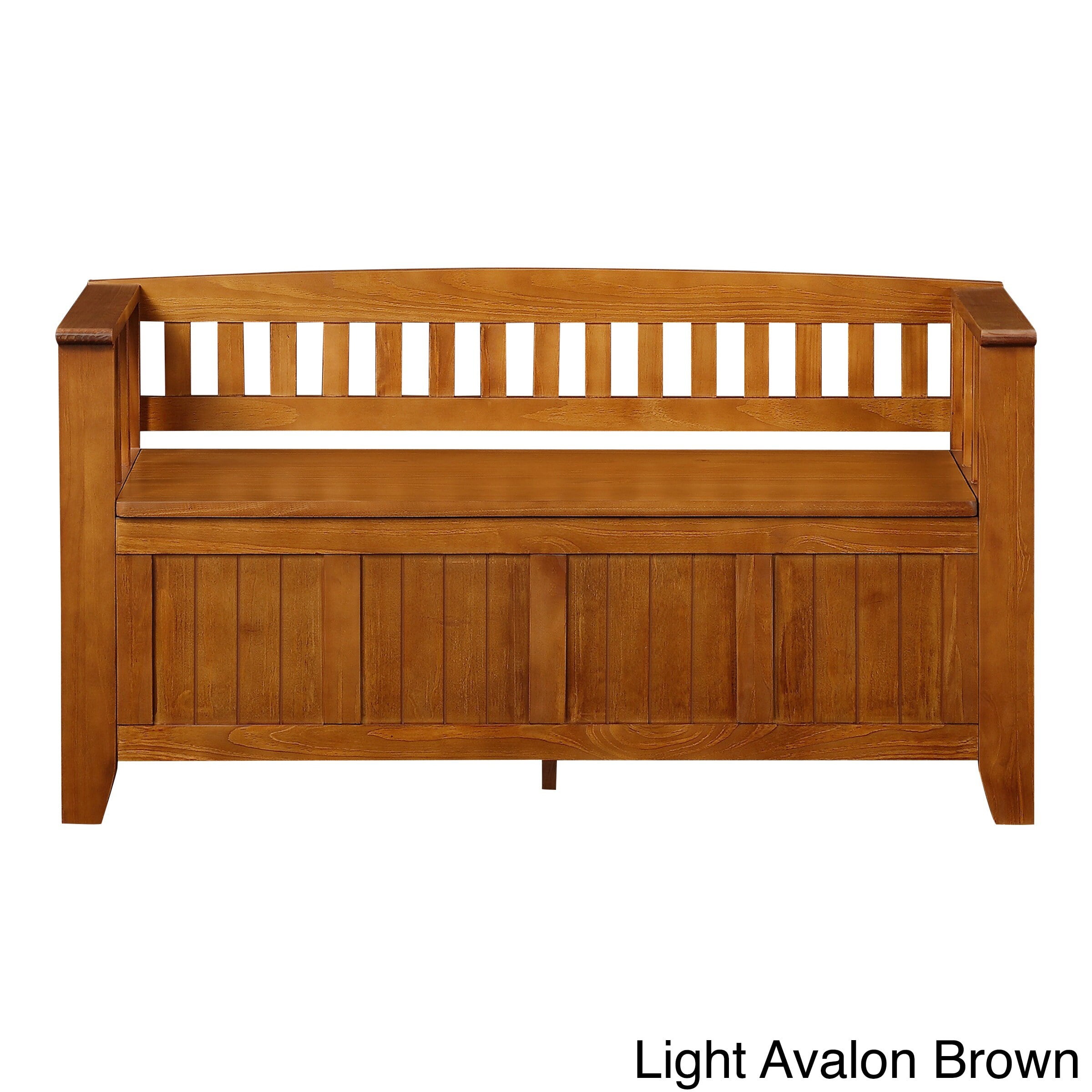 WyndenHall Normandy Solid Wood 48-inch Entryway Storage Bench Entryway ...