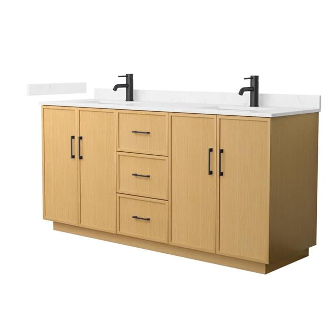 Wyndham Collection WCH747472DIBCCUNSMXX 72 in. Elan Double Bathroom ...