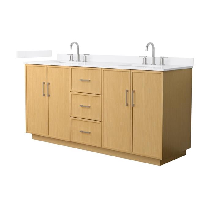 Wyndham Collection WCH747472DIOWQUS3MXX 72 in. Elan Double Bathroom ...