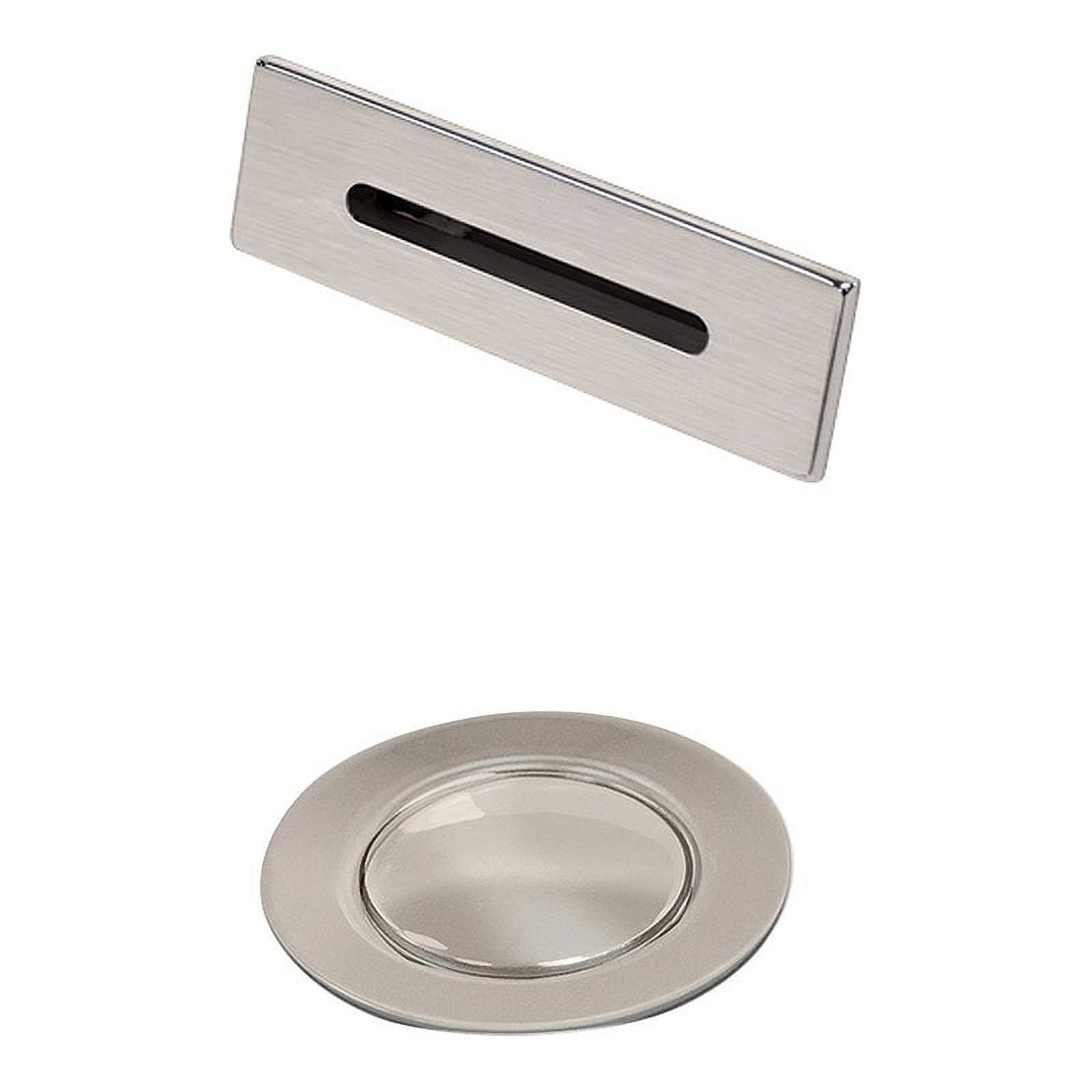 Wyndham Collection Brushed Nickel Universal Square Bathtub Trim Kit ...