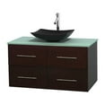 Wyndham Collection Centra 42 inch Single Bathroom Vanity in Gray Oak ...