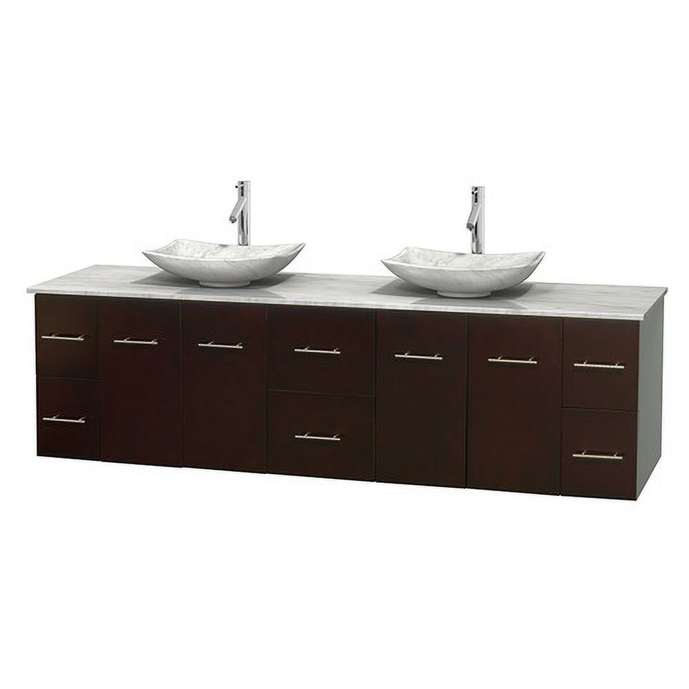 Wyndham Collection Centra 80 inch Double Bathroom Vanity in Gray Oak ...