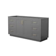 Wyndham Collection Miranda 66" No-Sink Wood Single Bathroom Vanity in ...