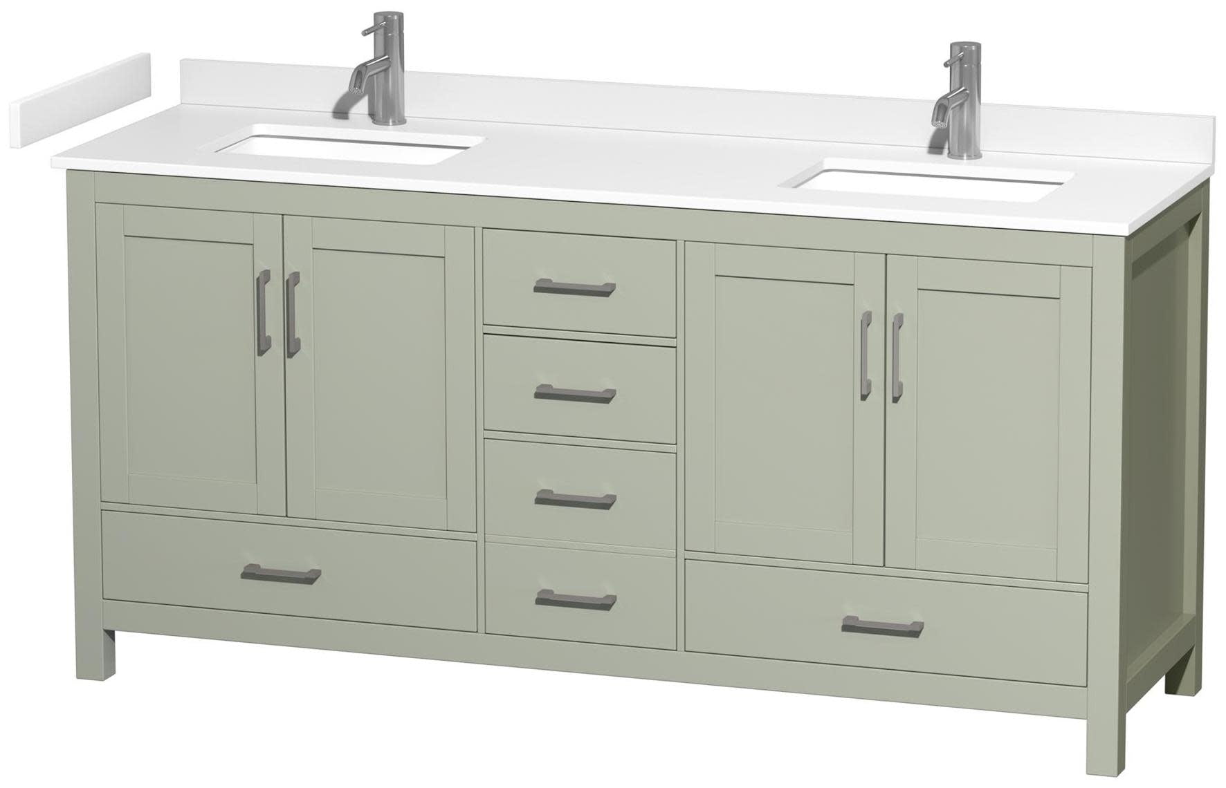 Wyndham Collection Wcs141472d-Vca-Mxx Sheffield 72" Free Standing ...