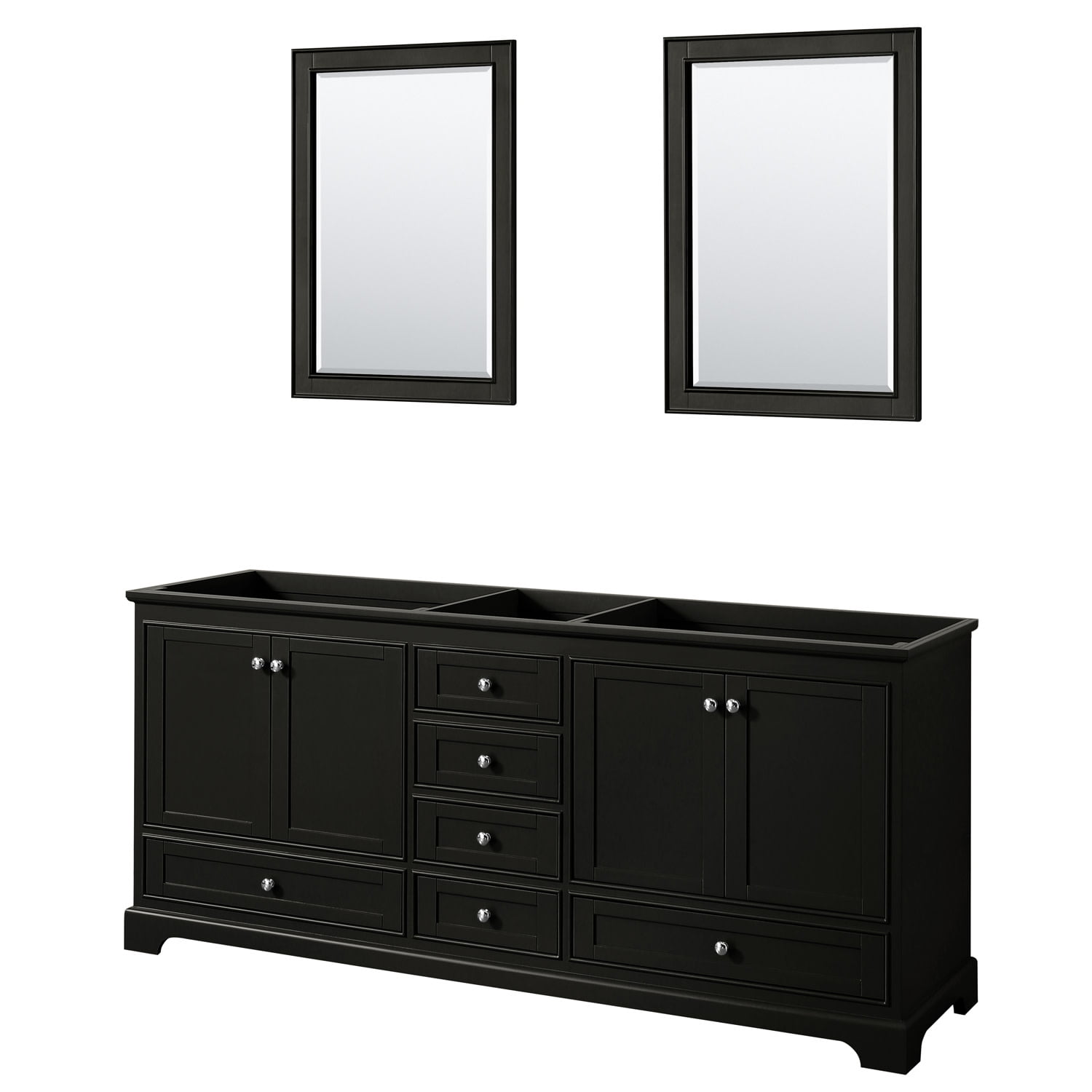 Wyndham Collection Wcs202080dcxsxxm24 Deborah 79" Double Free Standing ...