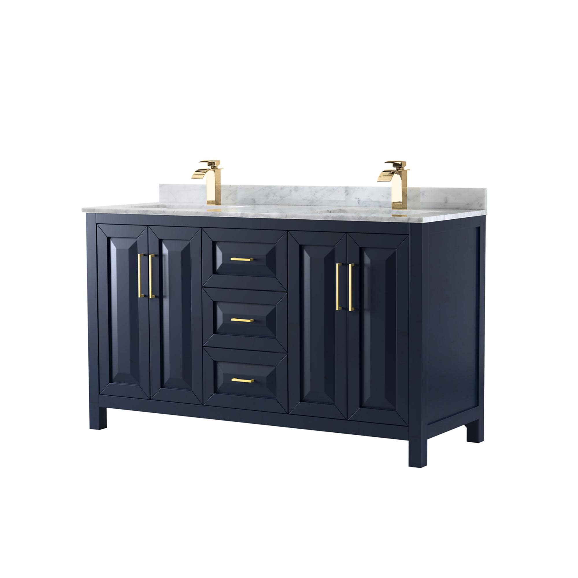 Wyndham Collection Wcv252560dunsmxx Daria 60" Free Standing Double ...