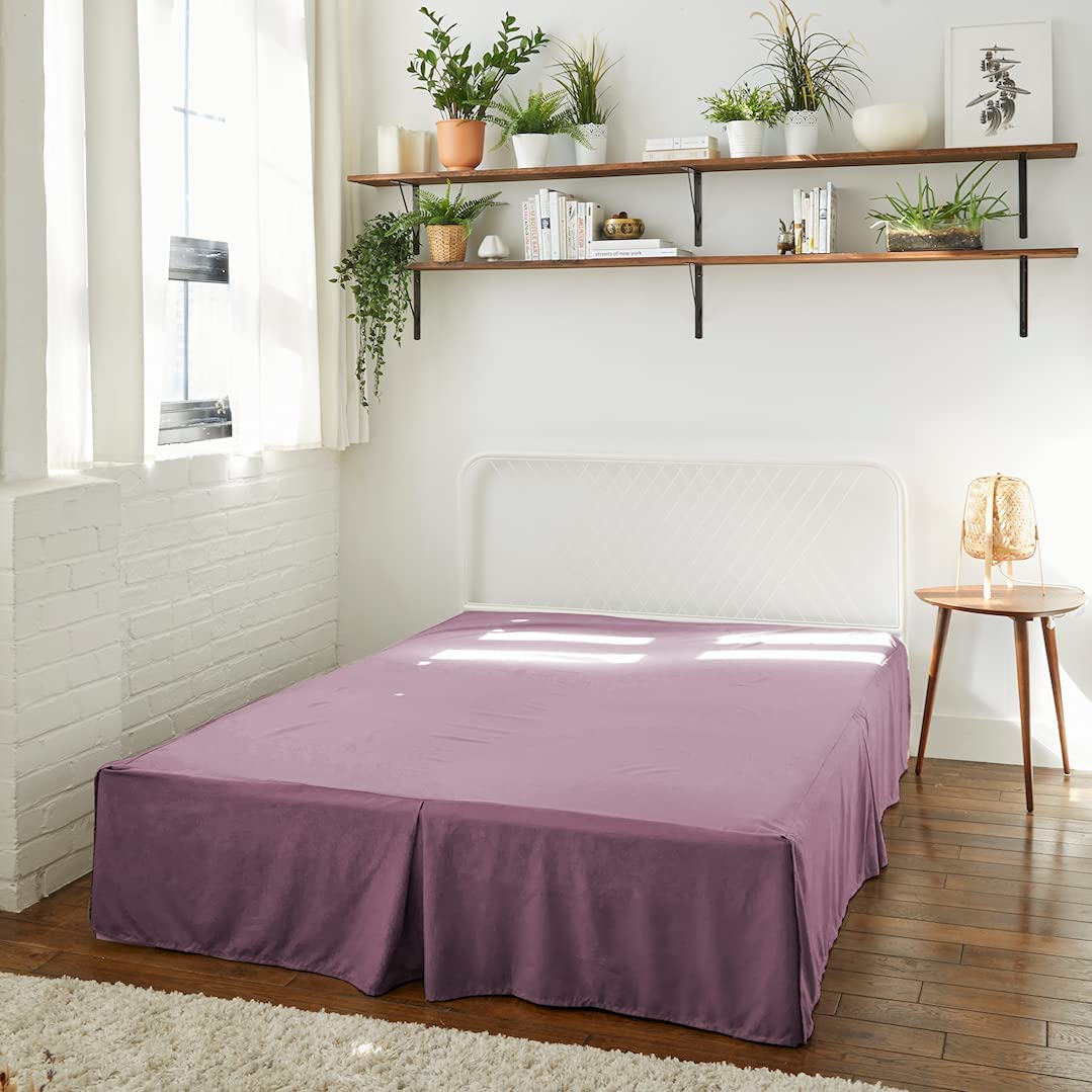 Wyndon Twin Bed Skirt | Beautiful Bamboo Bedskirt | Pleated and ...