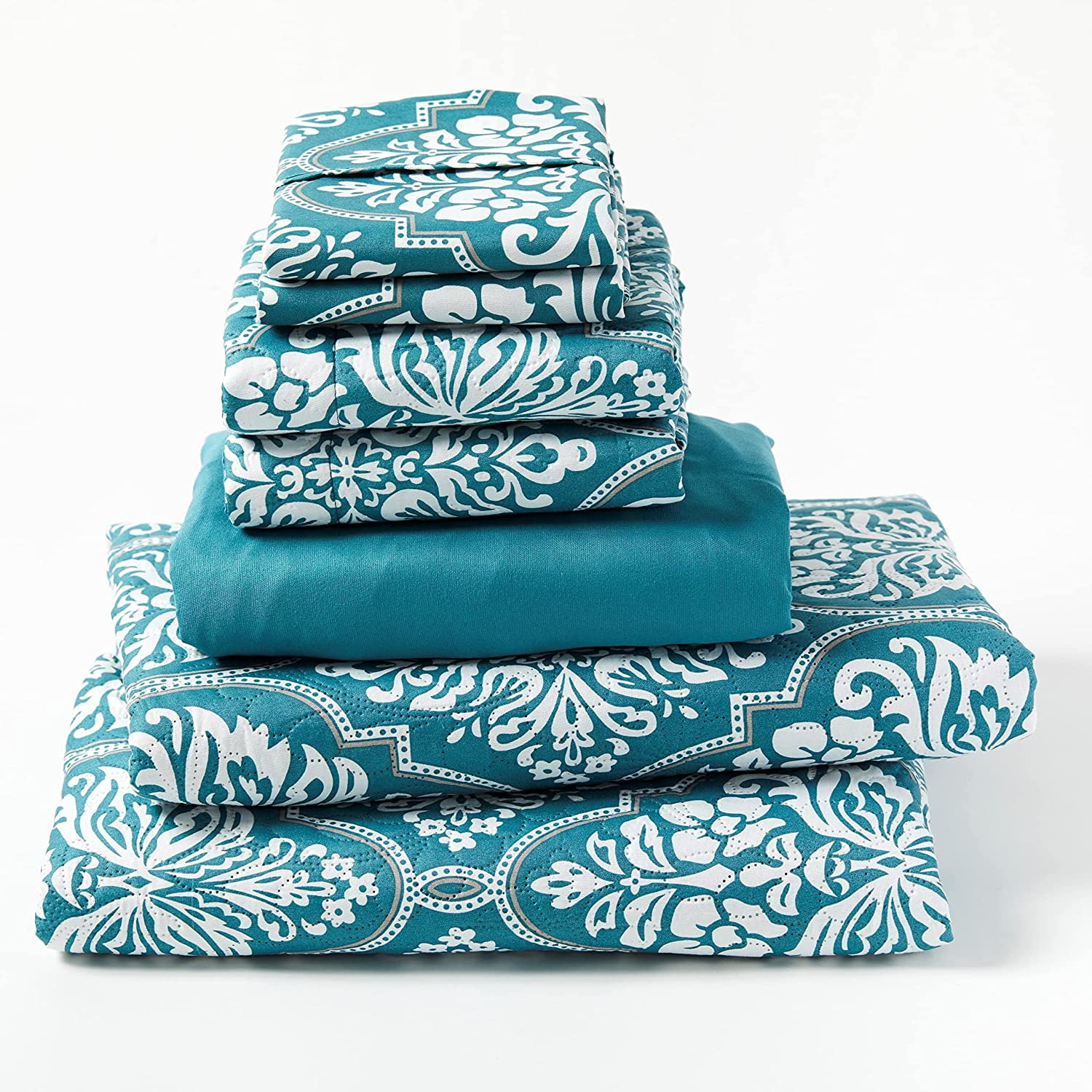 Wyndon Twin Quilt Bedding Set | 4 Piece Quilt Coverlet Bedspread Set ...