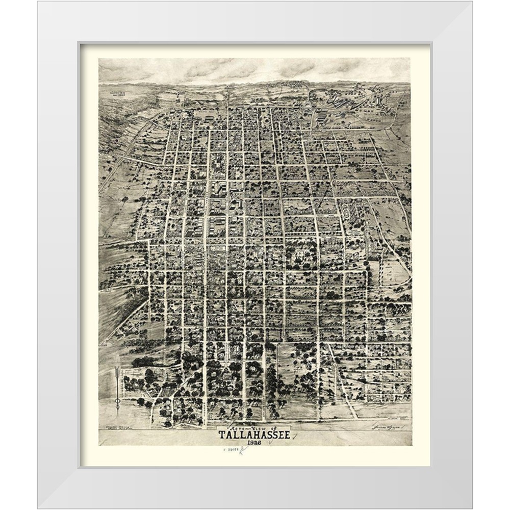 Wynne 20x23 White Modern Wood Framed Museum Art Print Titled ...