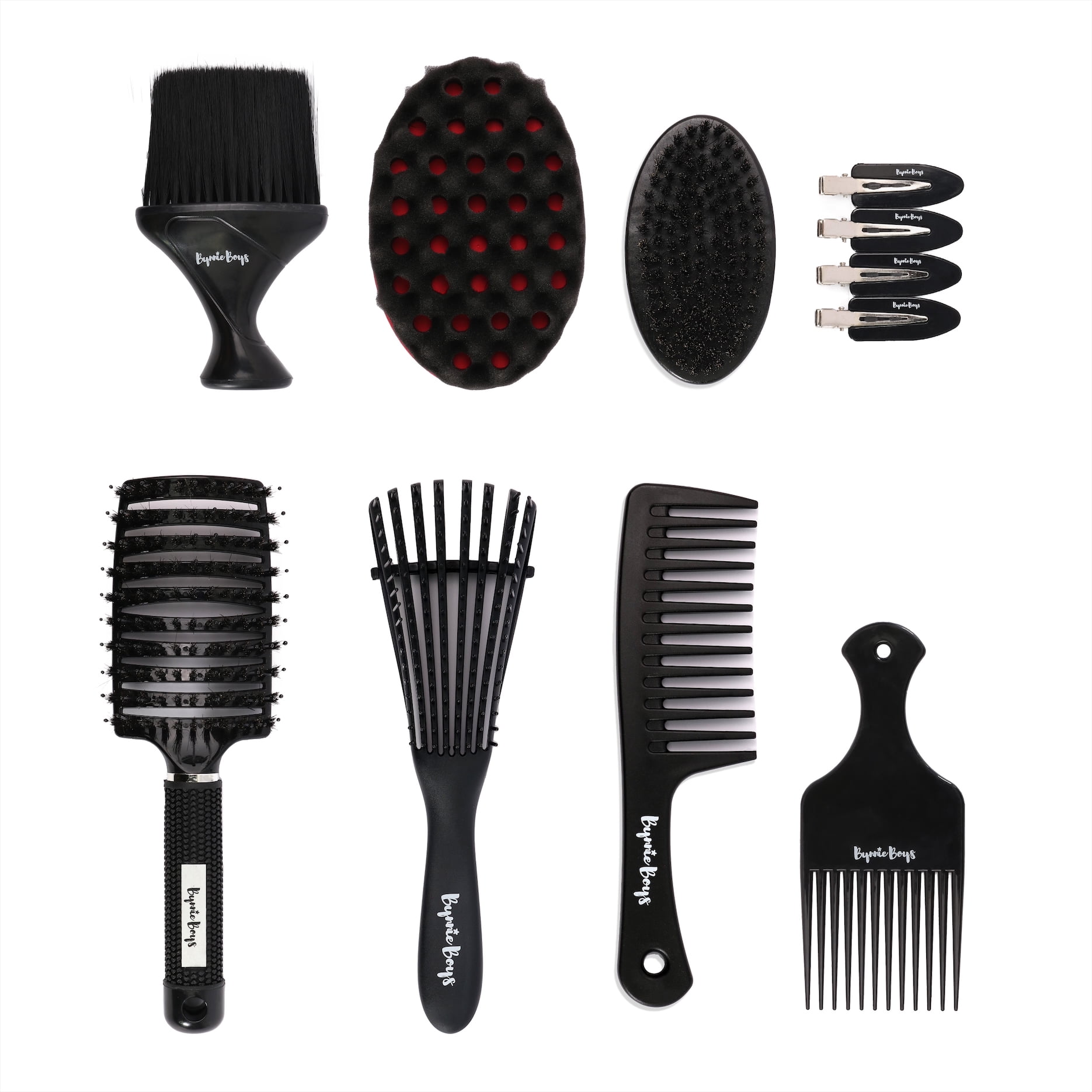 Wynnie Bynnie Boys 11 Piece Hair Brush Set Grooming Kit for Boys ...