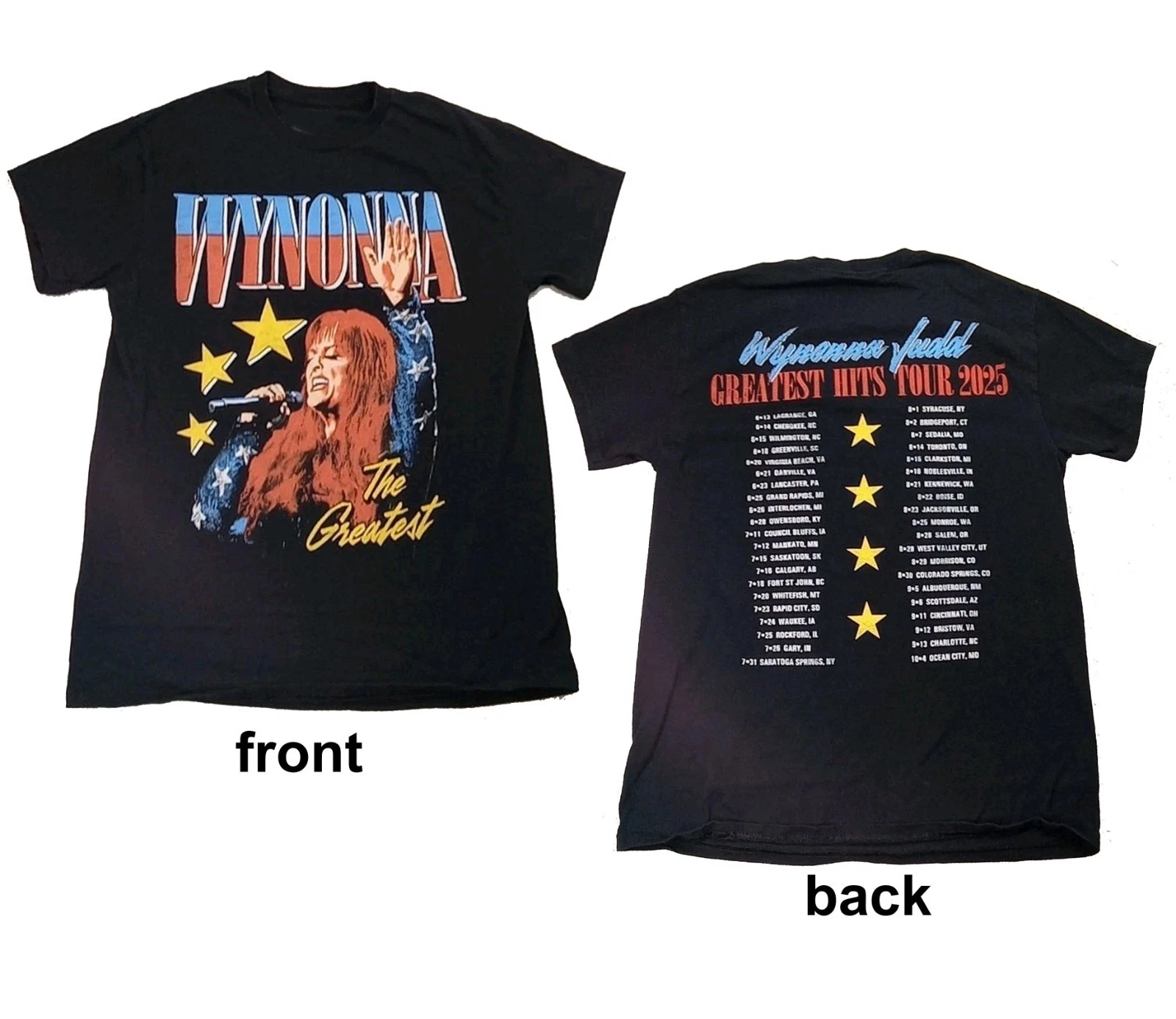 Wynonna Judd 2025 Greatest Hits Tour Shirt - Walmart.com