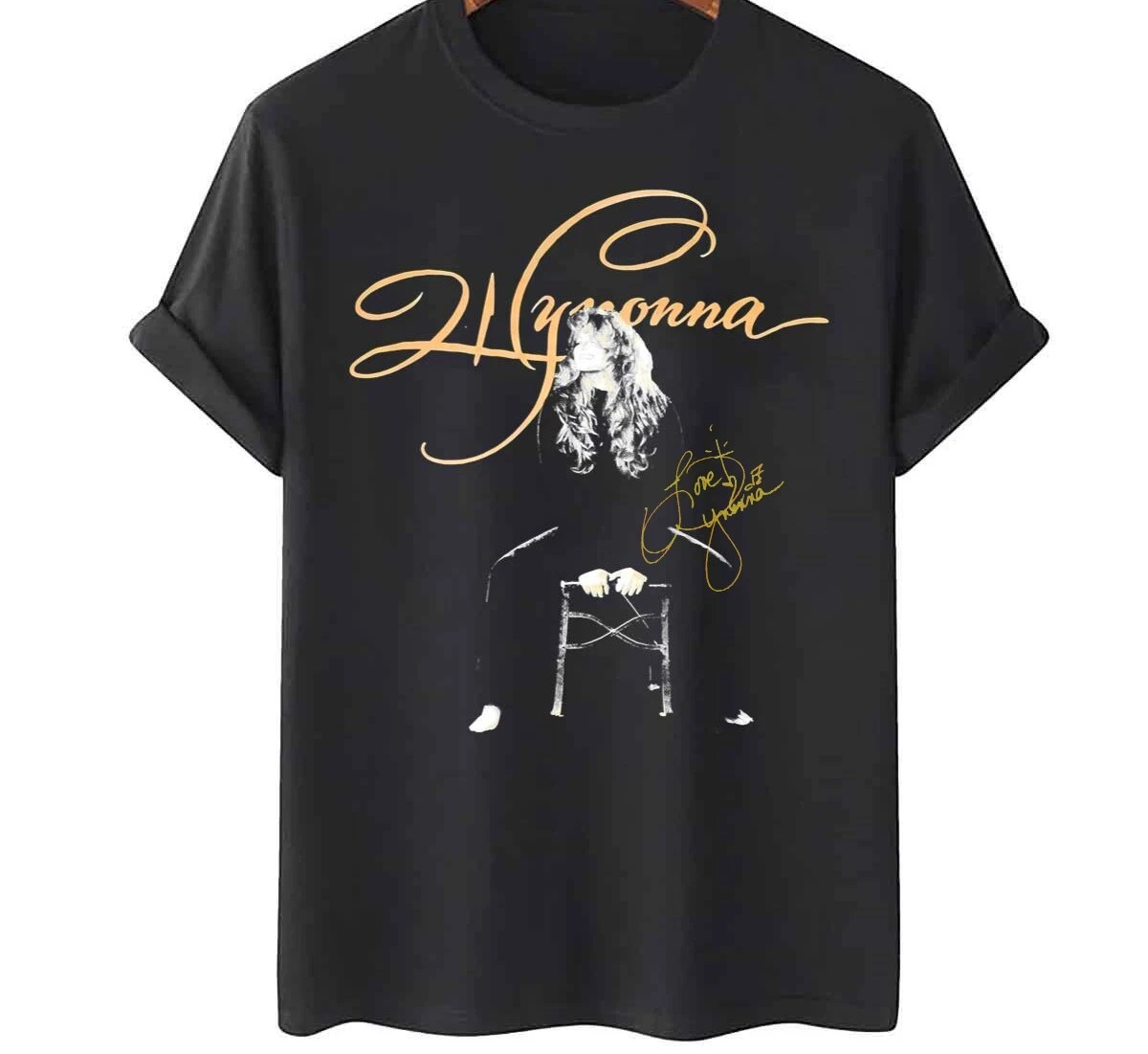 Wynonna Judd To Be Loved By You Cotton All Size Unisex Black Tee Shirt ...