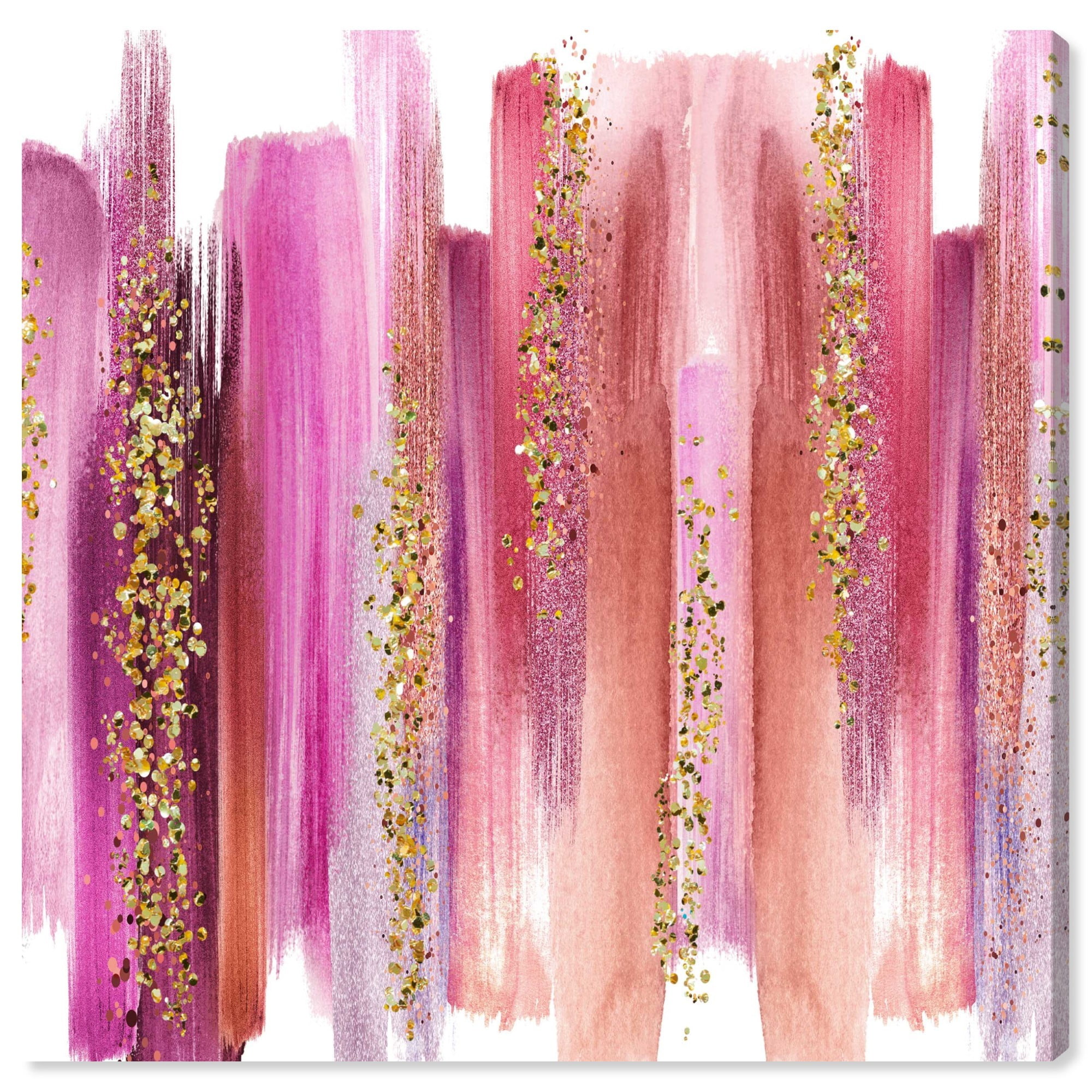 Wynwood Studio Abstract Wall Art Print 'Inspiring Pink Swatches ...