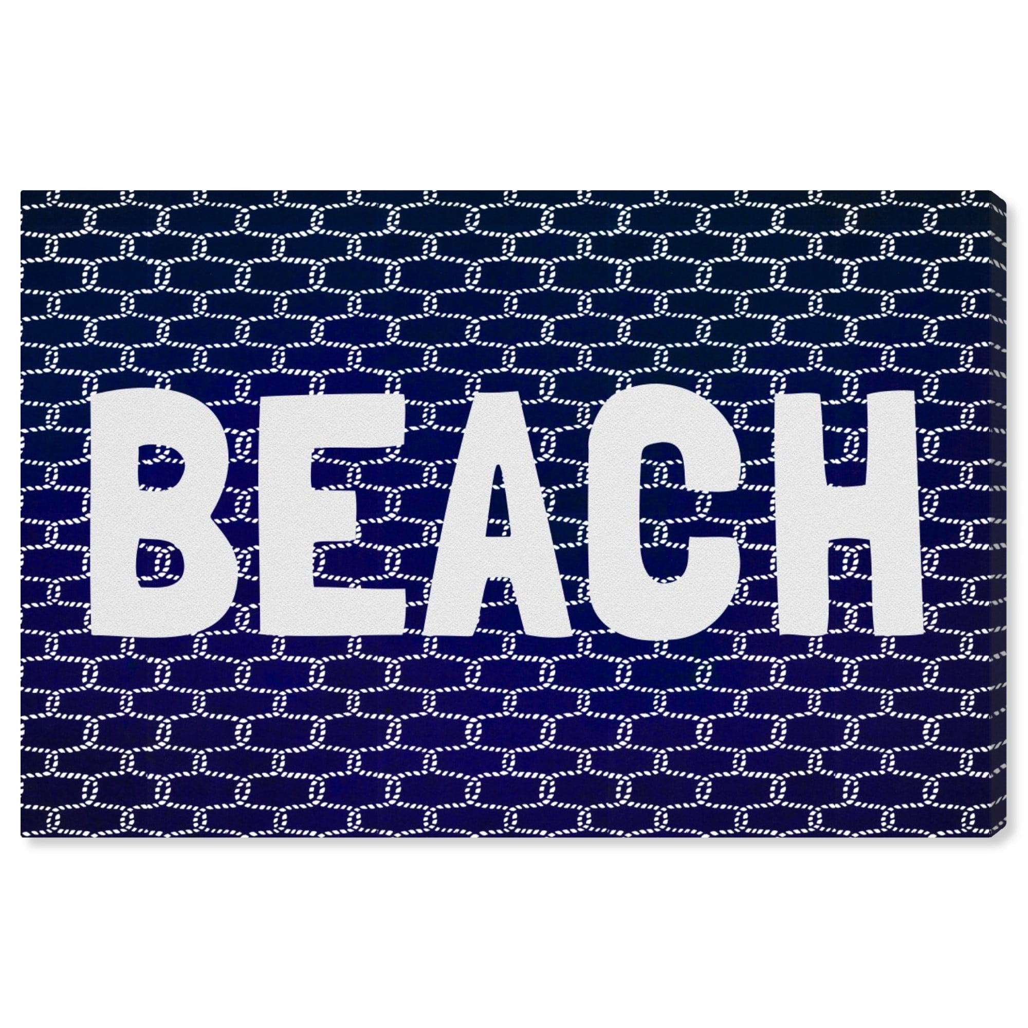 Wynwood Studio 'Beach Knot' Typography and Quotes Wall Art Canvas Print ...