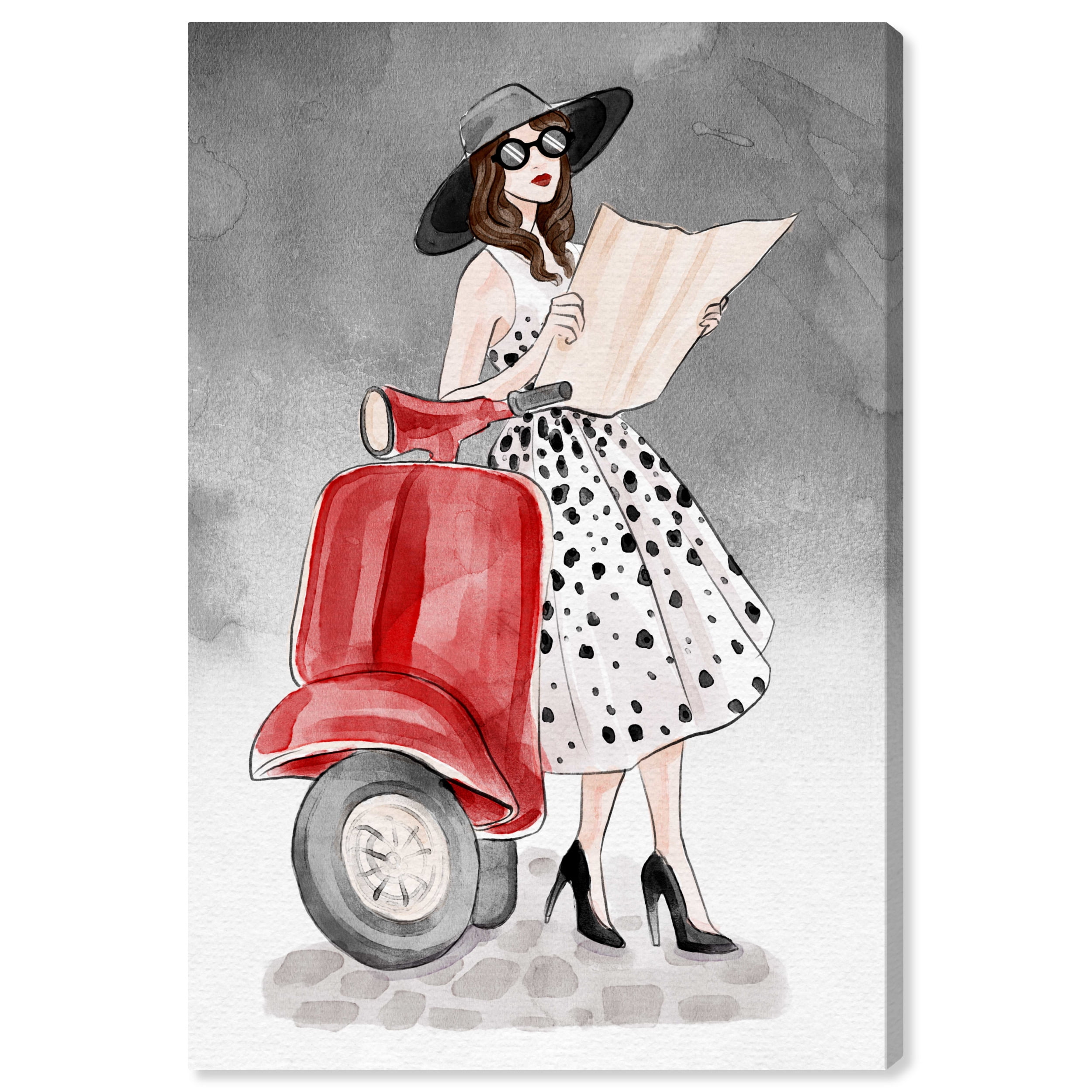 Wynwood Studio Canvas Going Places Fashion and Glam Portraits Wall Art ...