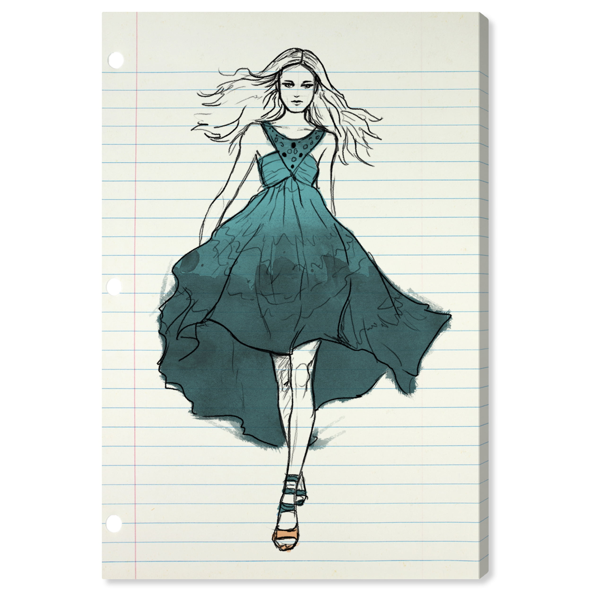 Wynwood Studio Canvas Runway Letter Teal - CUSTOM Fashion and Glam ...