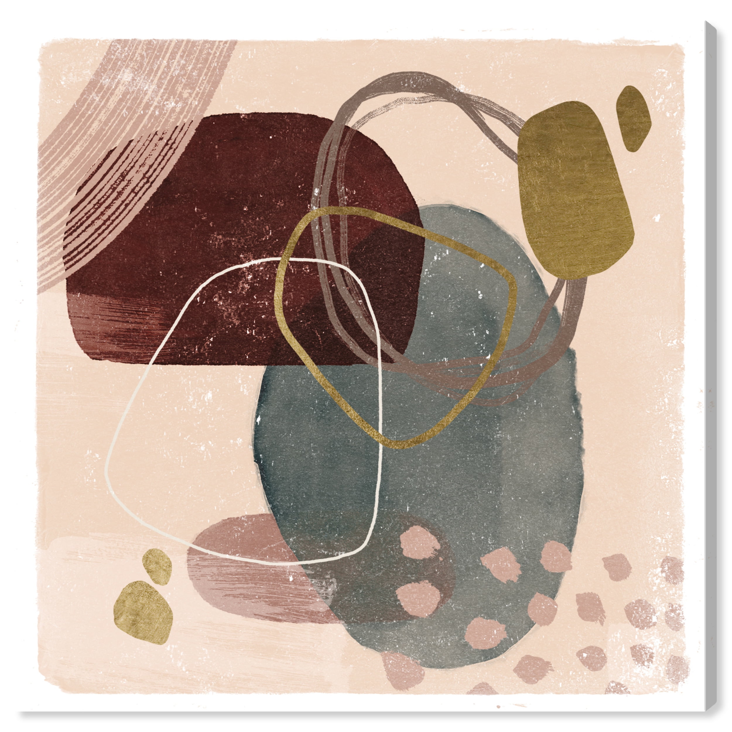 Wynwood Studio Canvas Shapes and Sound Abstract Patterns Wall Art ...