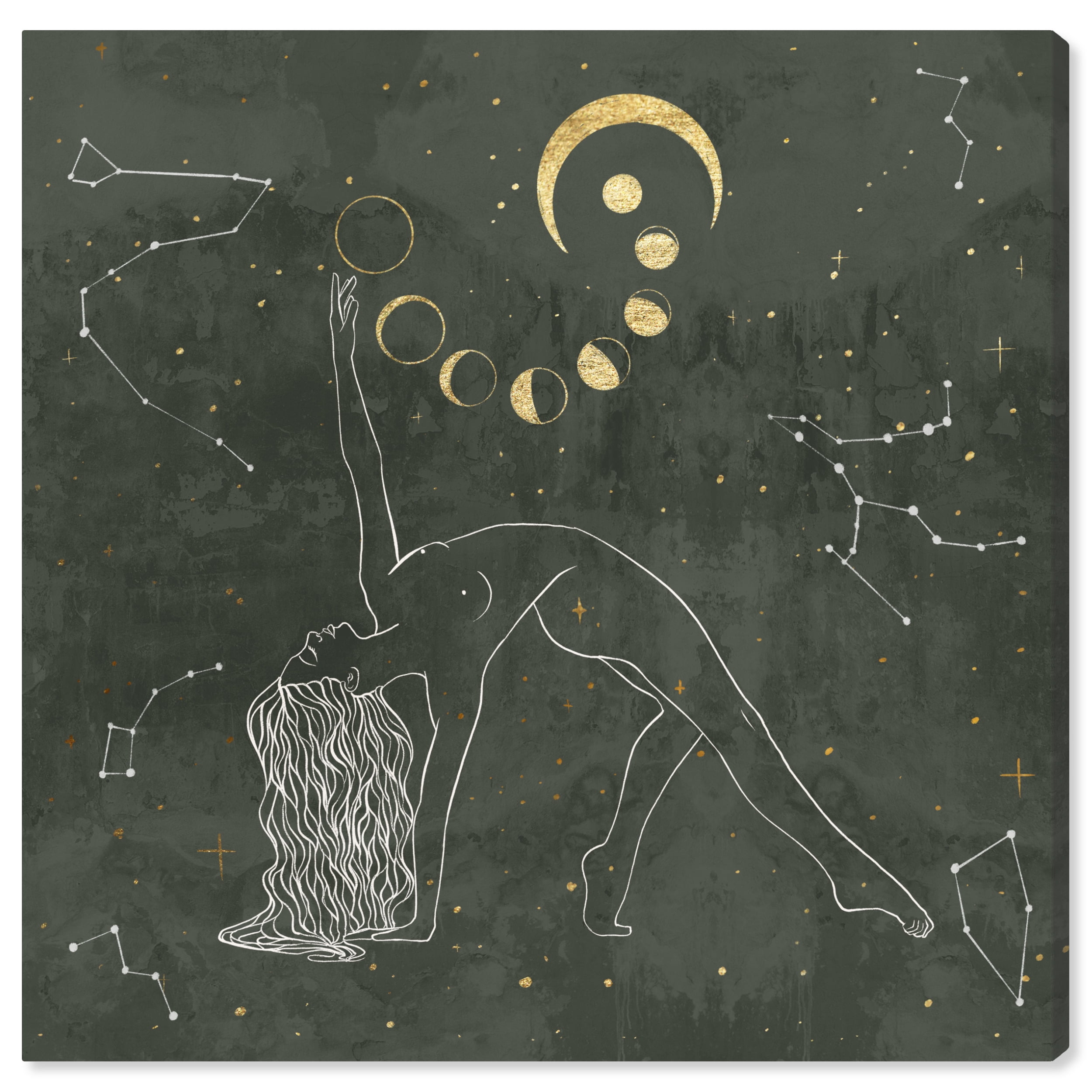 Wynwood Studio Canvas The girl & the constellations People and ...