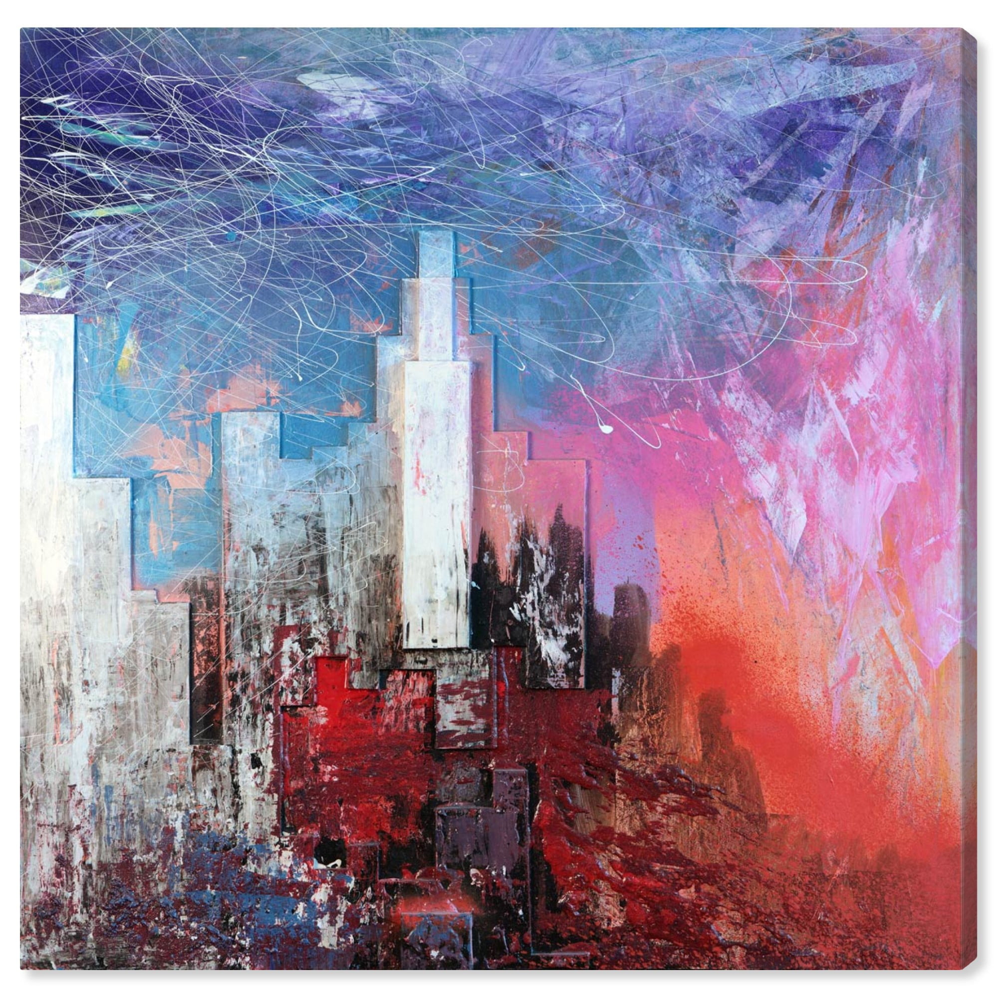 Wynwood Studio Cities and Skylines Wall Art Canvas Prints 'Sai - Urban ...
