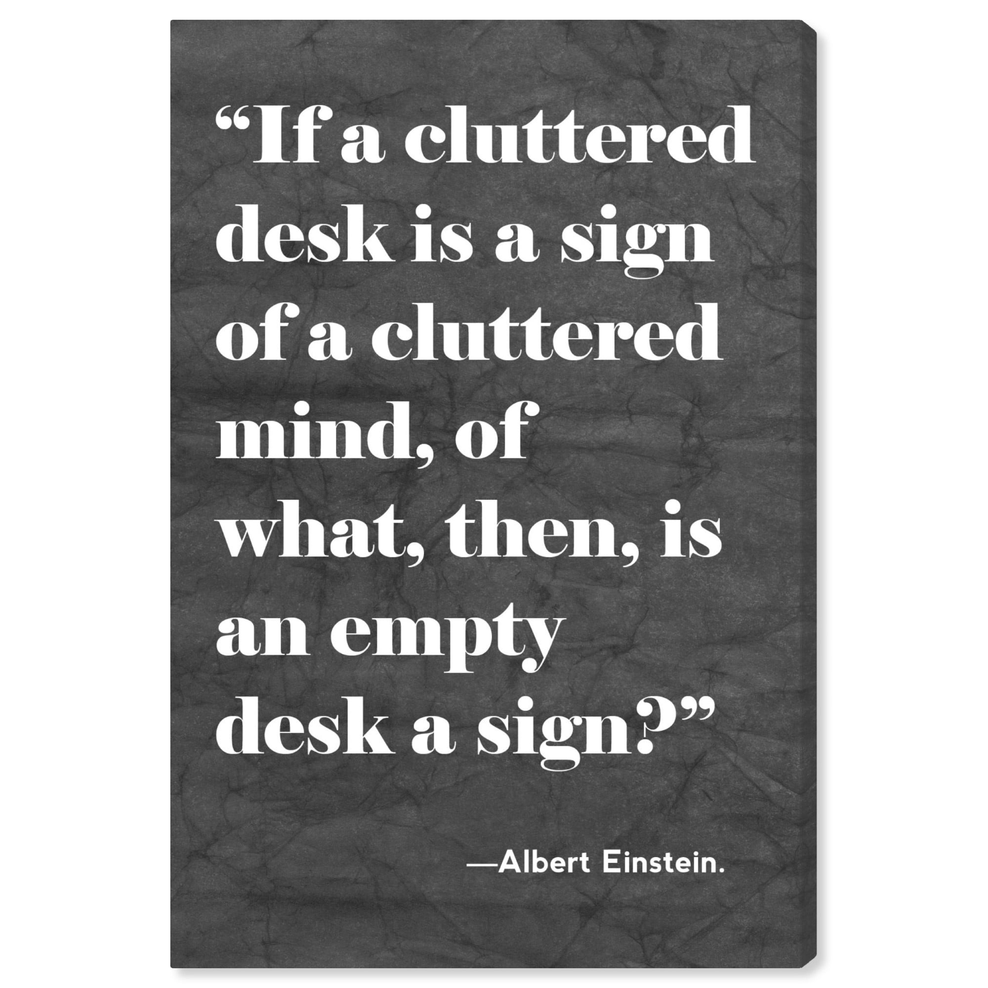 Free Shipping! Wynwood Studio Cluttered Desk Motivational Quotes Wall ...