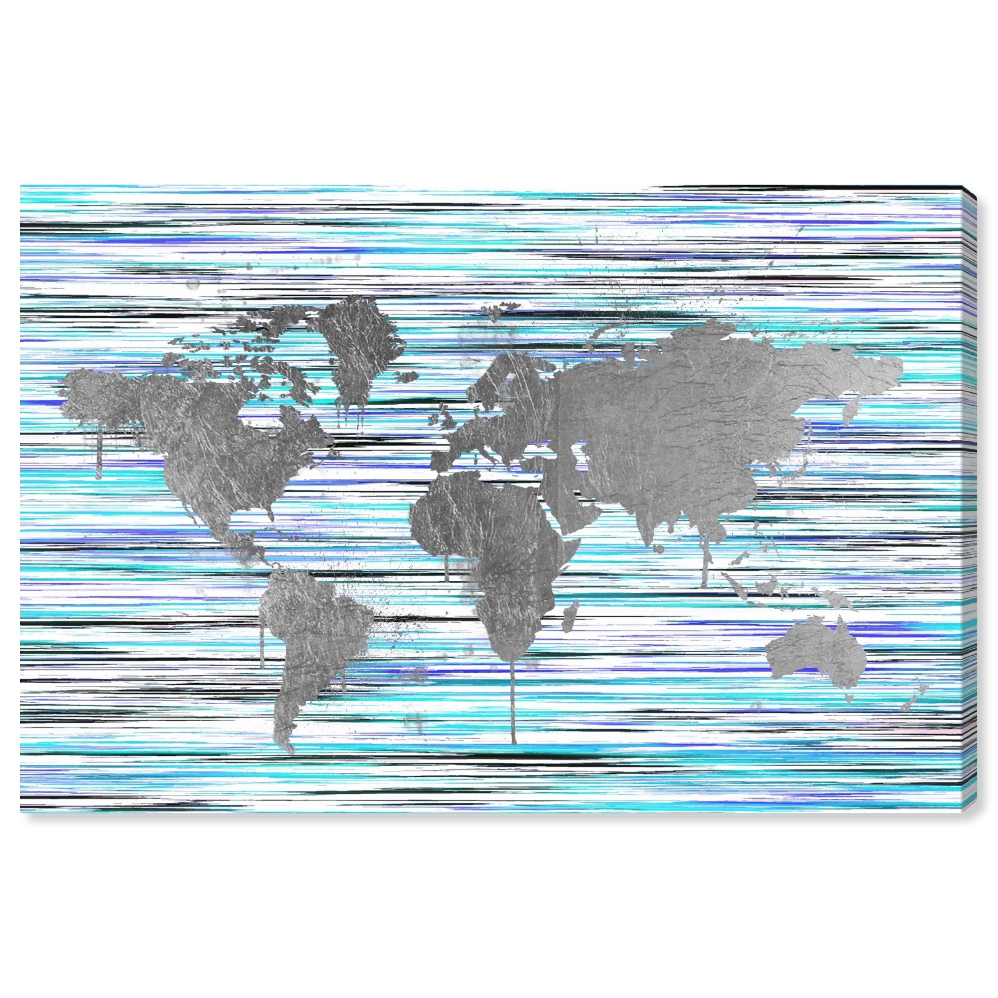 Wynwood Studio Maps and Flags Wall Art Canvas Prints 'Mapamundi ...