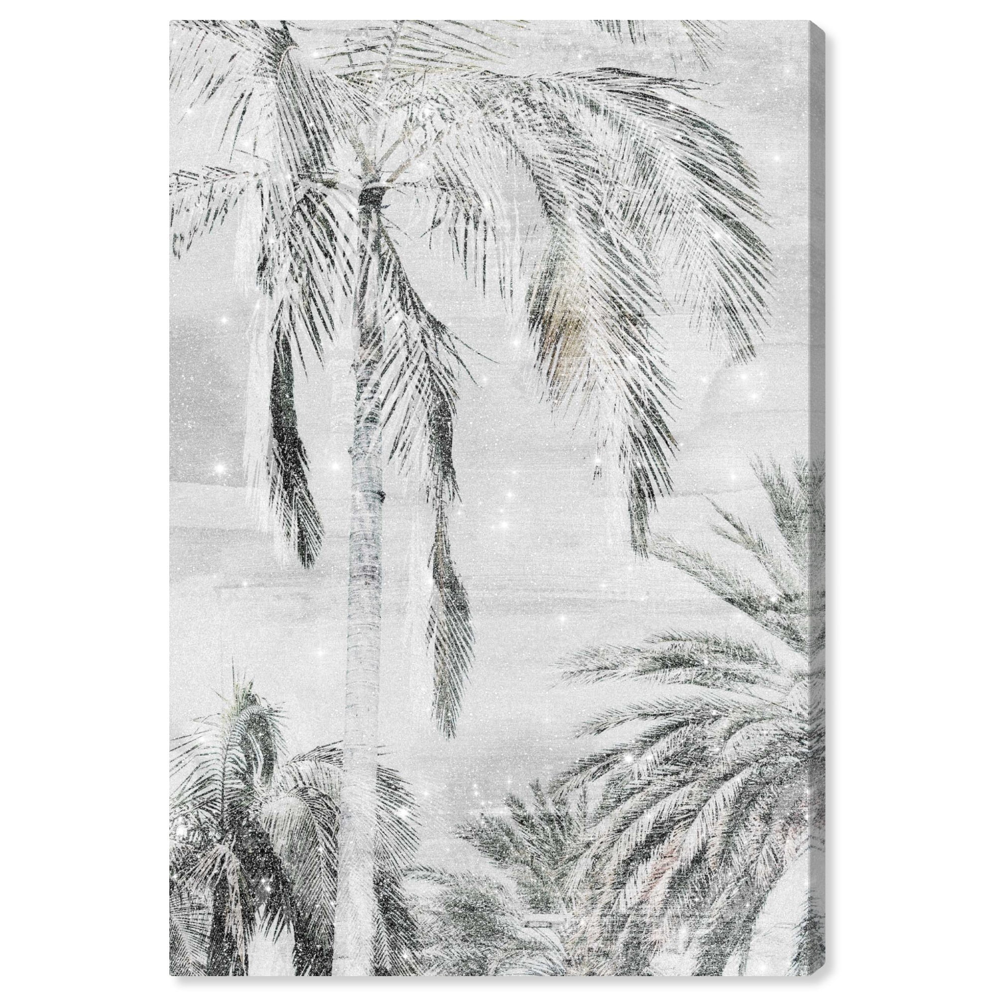 Free Shipping! Wynwood Studio Palm Trees Neutral Sparkle Tropical Wall ...