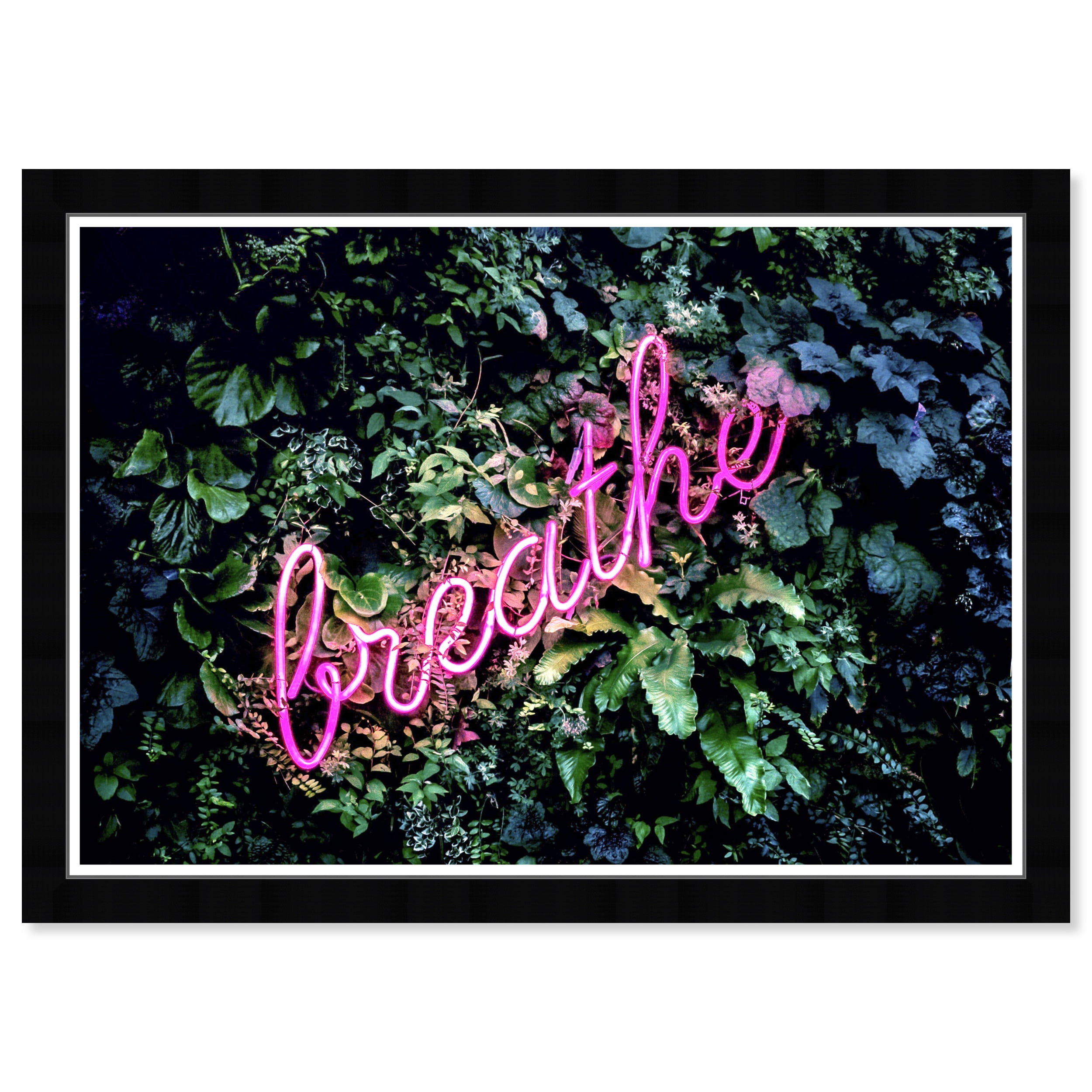 Free Shipping! Wynwood Studio Breathe Neon Inspirational Typography ...