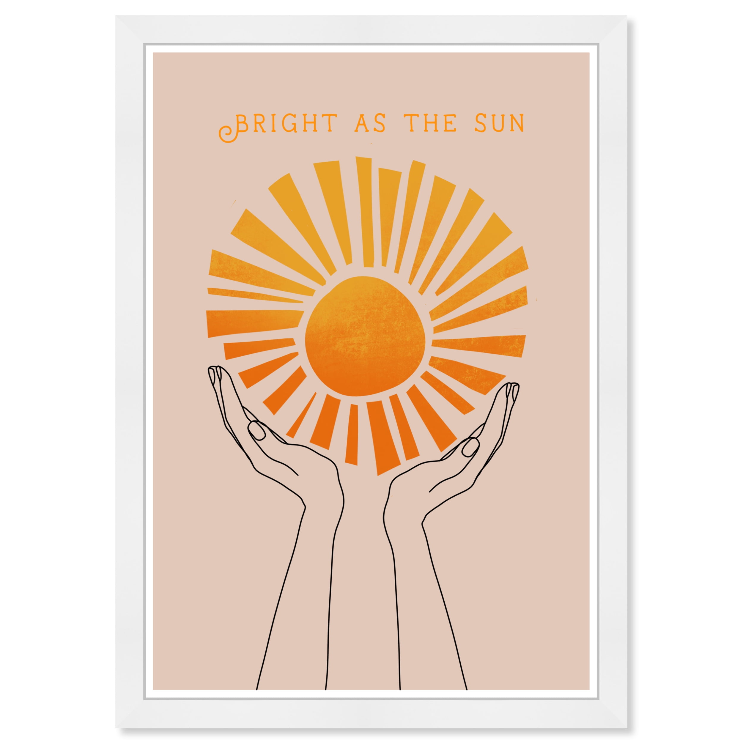 Wynwood Studio Prints Bright As The Sun Typography and Quotes ...