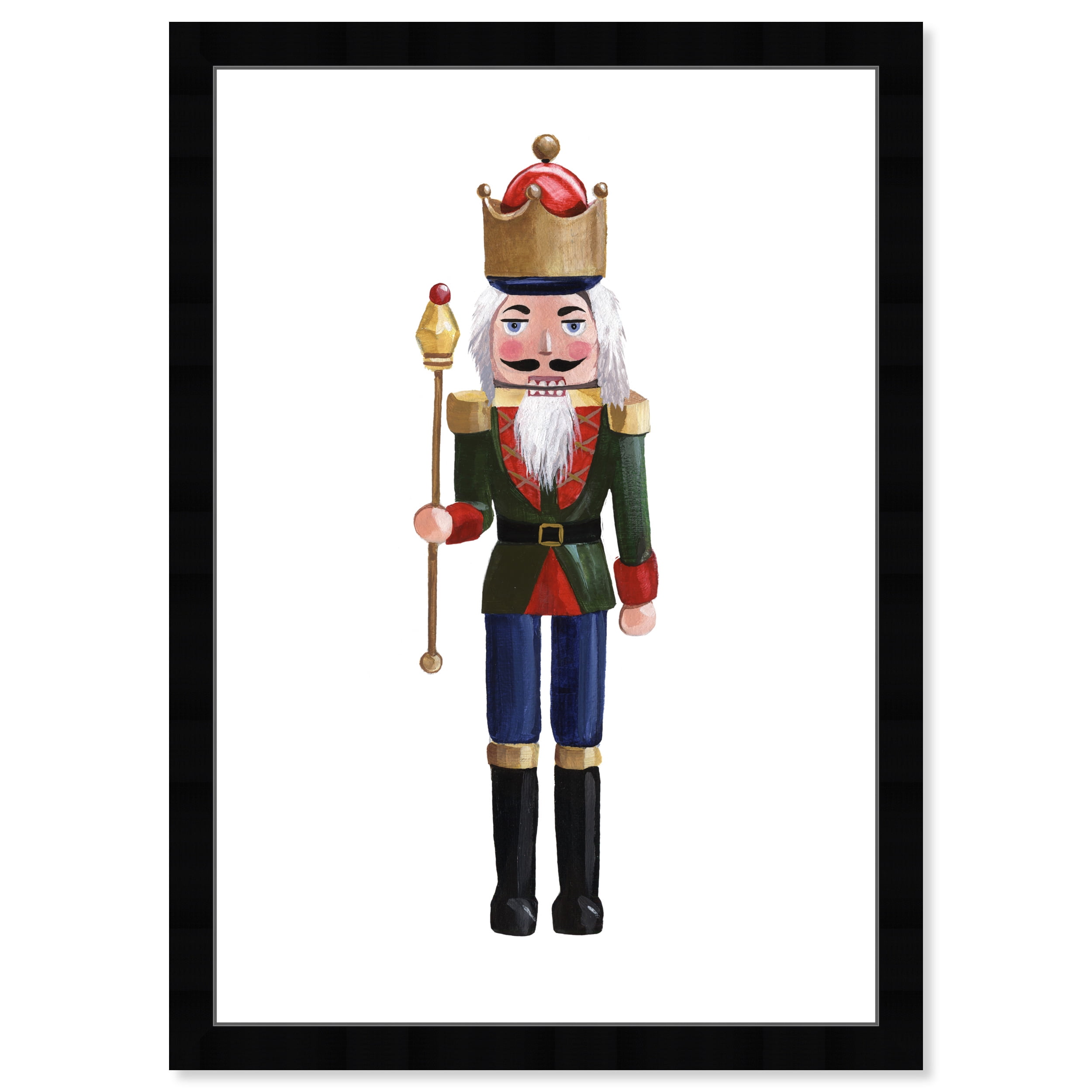 Wynwood Studio Prints First Nutcracker Wall Art Green 13x19 - Walmart.com