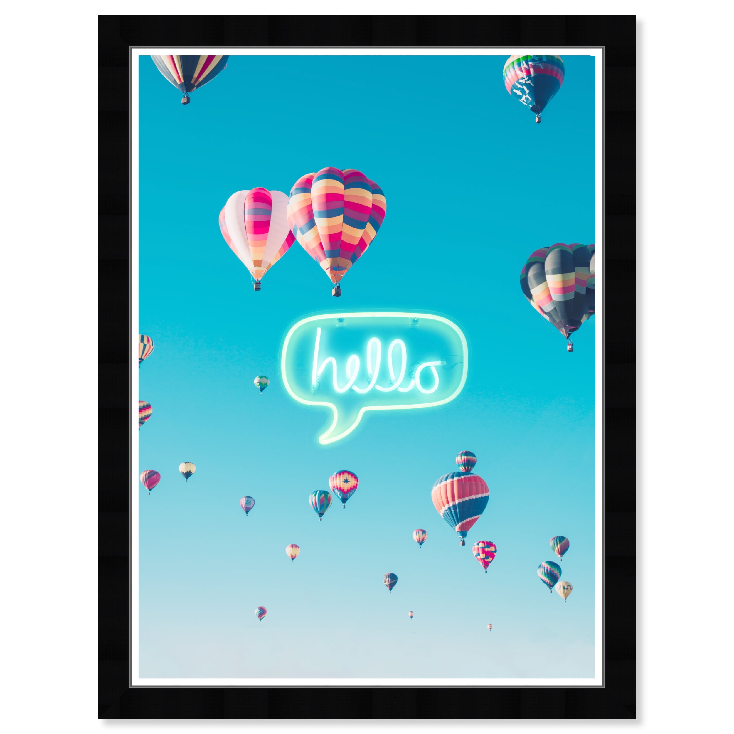 Wynwood Studio Prints Hello Balloons Typography and Quotes Quotes and ...