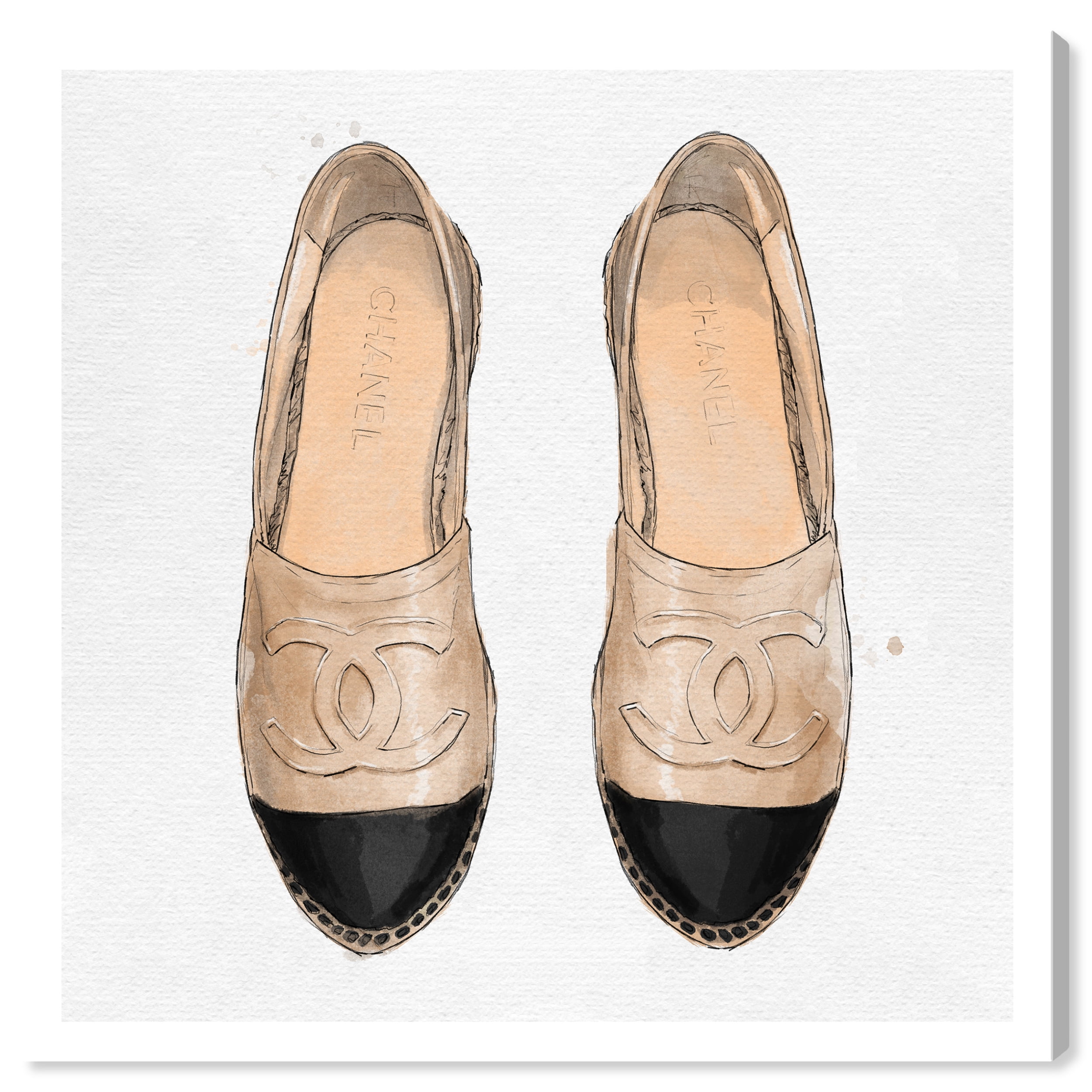 Wynwood Studio Prints Lady Slippers Fashion and Glam Shoes Wall Art ...