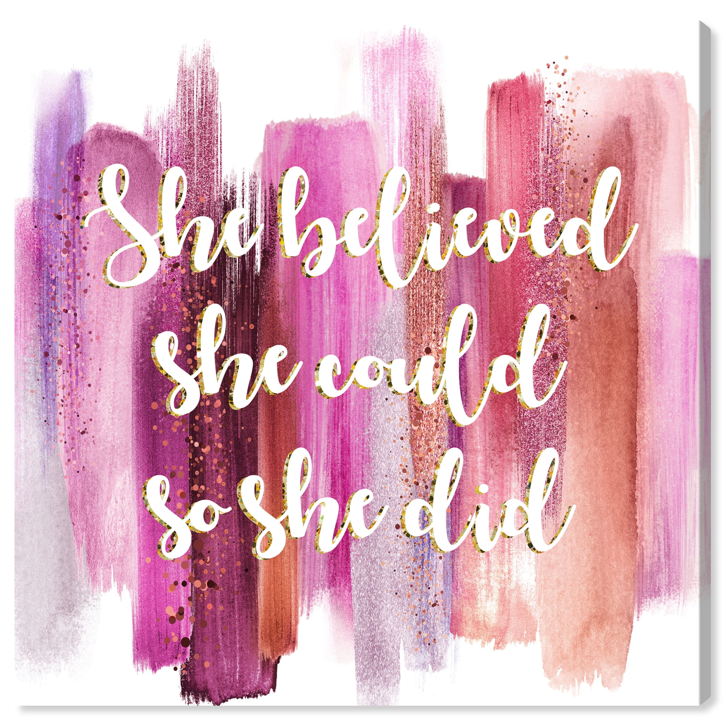 Wynwood Studio Prints She Believed She Could Abstract Typography and ...