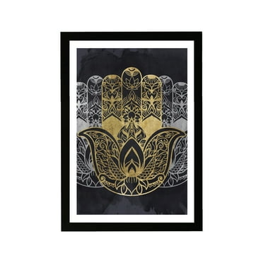 Wynwood Studio Symbols and Objects Framed Wall Art Prints 'Meditate On ...