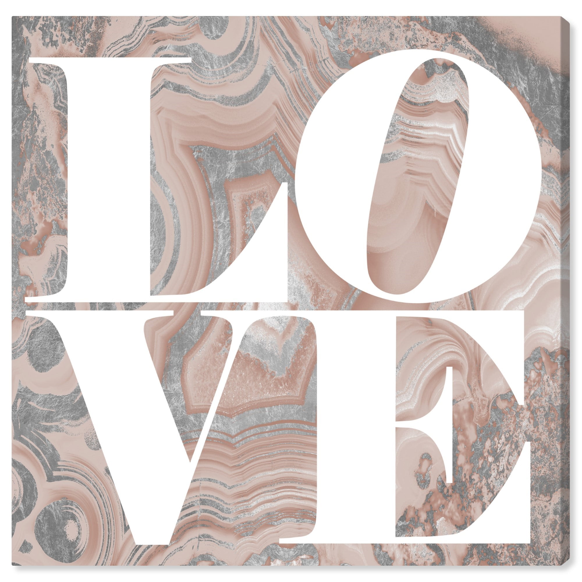 Wynwood Studio Typography and Quotes Canvas Art Print 'Geode Love ...