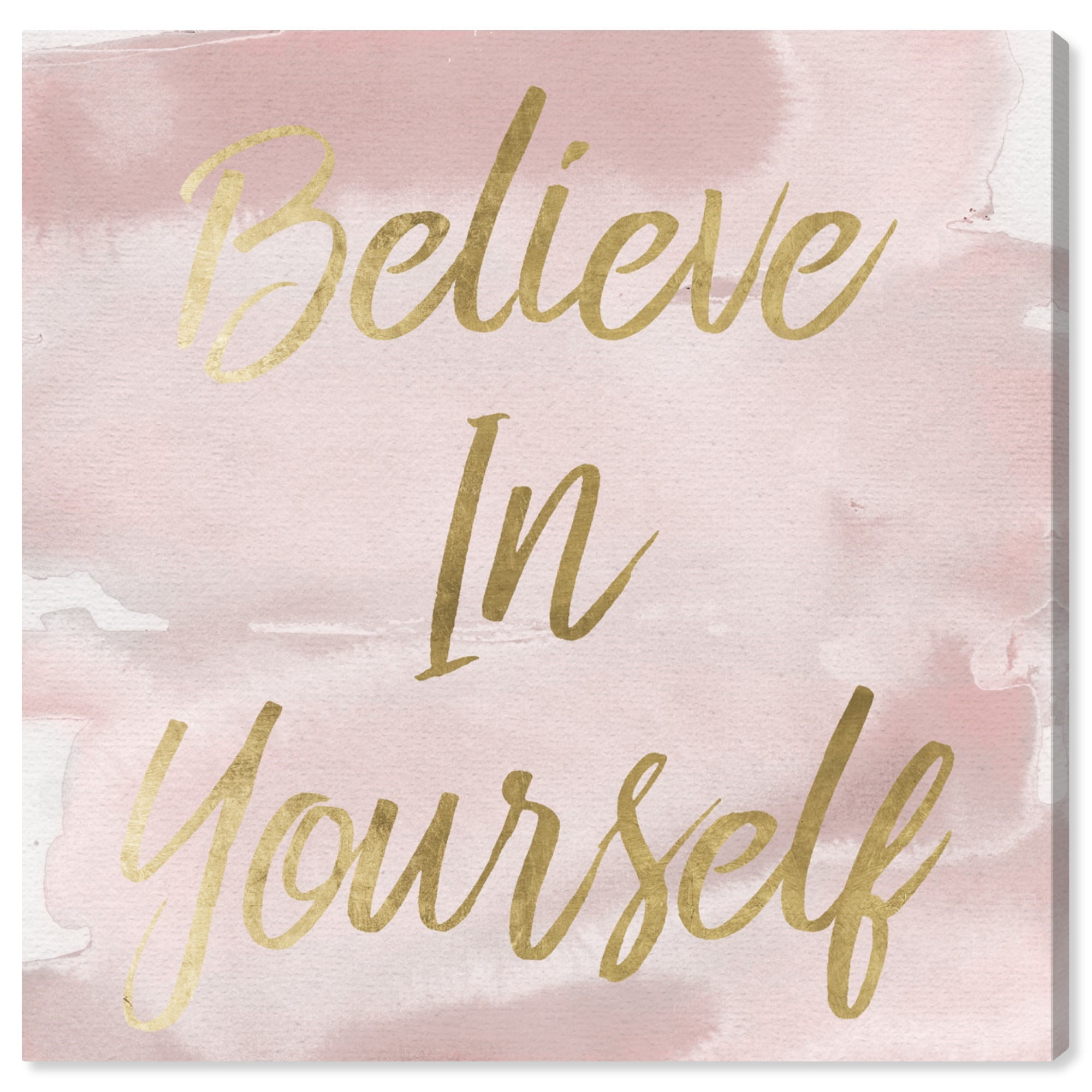 Free Shipping! Wynwood Studio Believe in Yourself Smokey Wall Art Gold ...