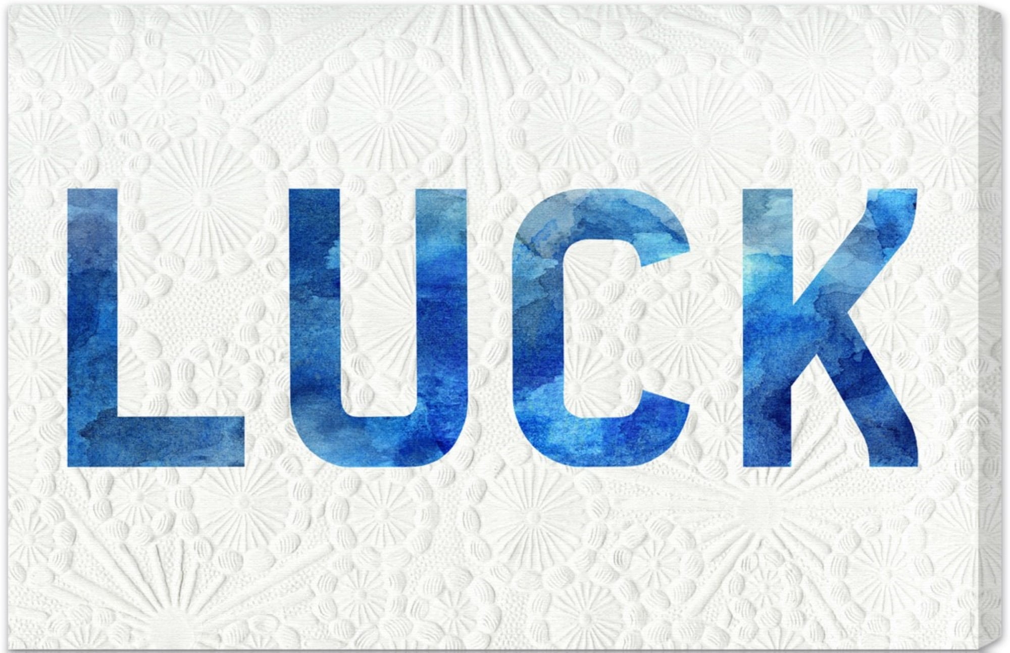 Wynwood Studio Typography and Quotes Wall Art Canvas Prints 'LUCK ...