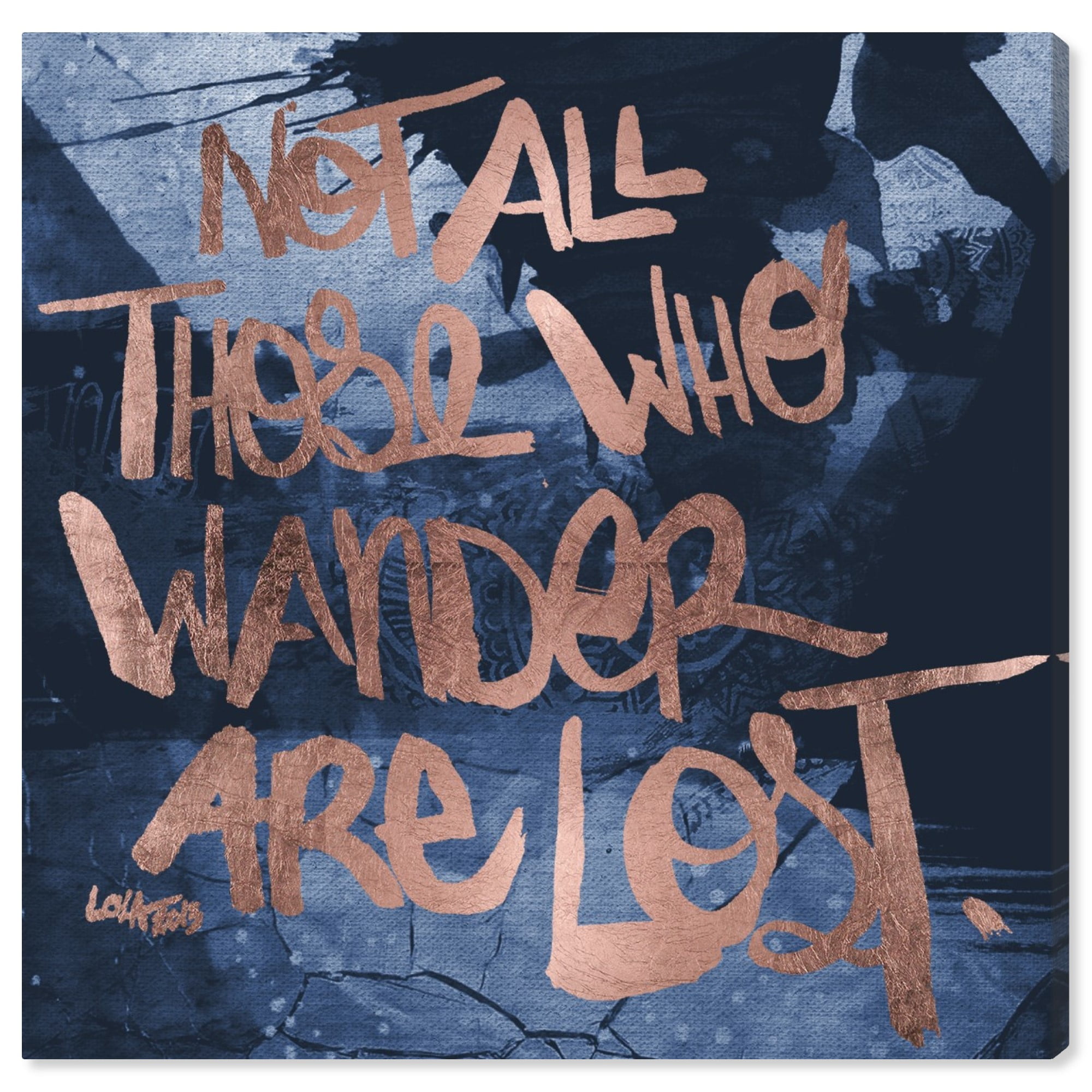 Wynwood Studio Typography and Quotes Wall Art Canvas Prints 'Not Lost ...