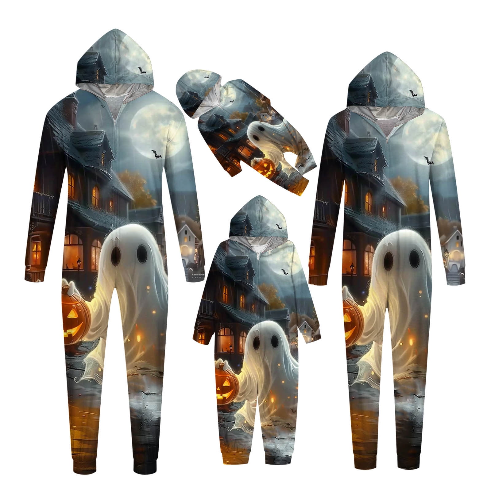 Wyobmus Family Halloween Costumes Onesie Pajamas for Parents/Child ...