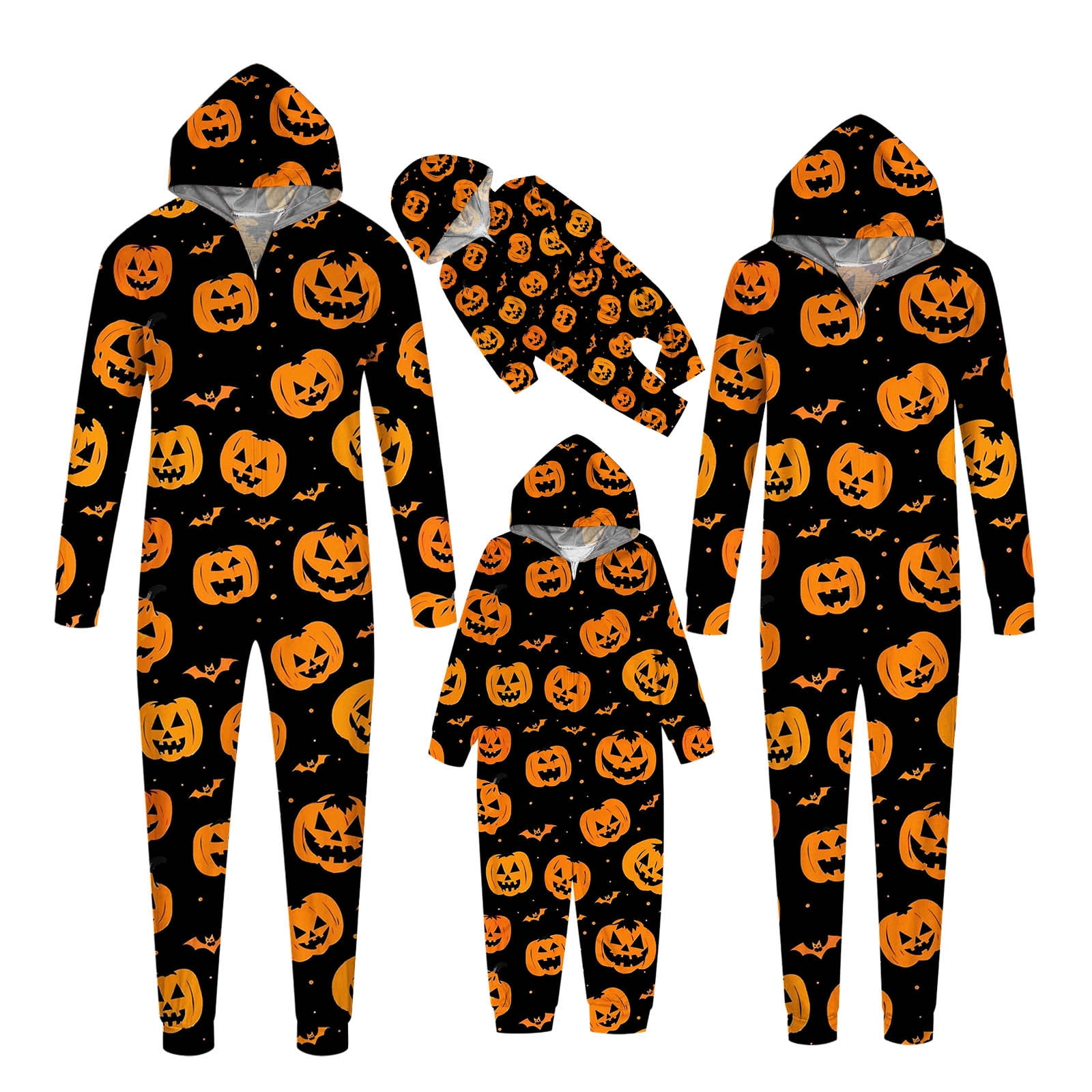 Wyobmus Family Halloween Onesie Pajama Costumes Casual Pumpkin Ghost ...