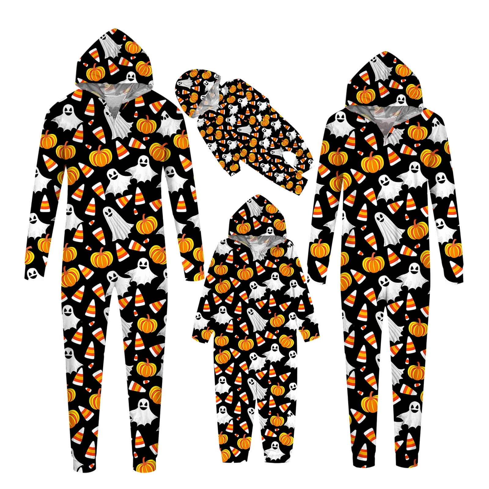 Wyobmus Family Halloween Onesie Pajama Costumes Casual Pumpkin Ghost ...