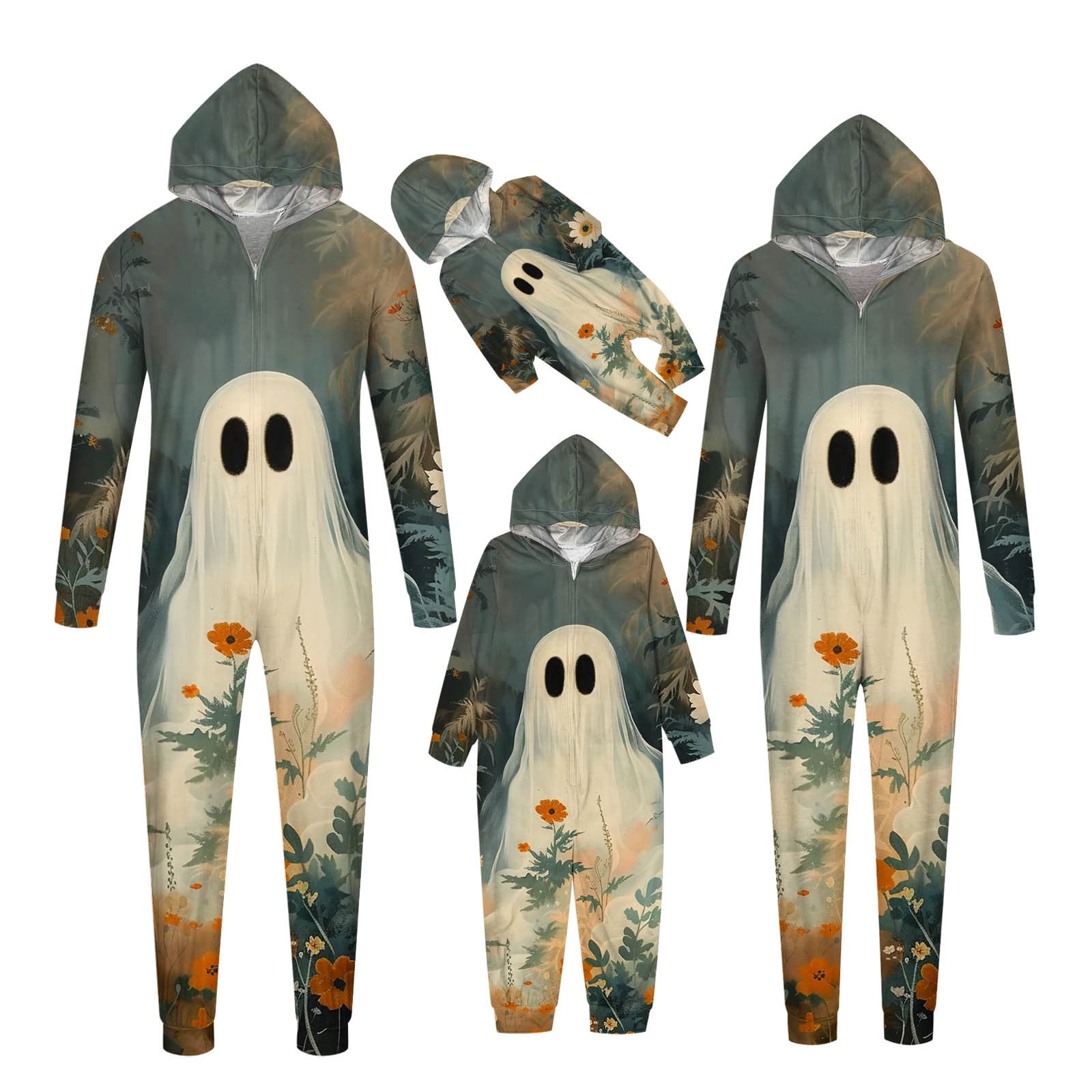 Wyobmus Family Matching Halloween Pajamas Sets Cute Ghost Costumes ...