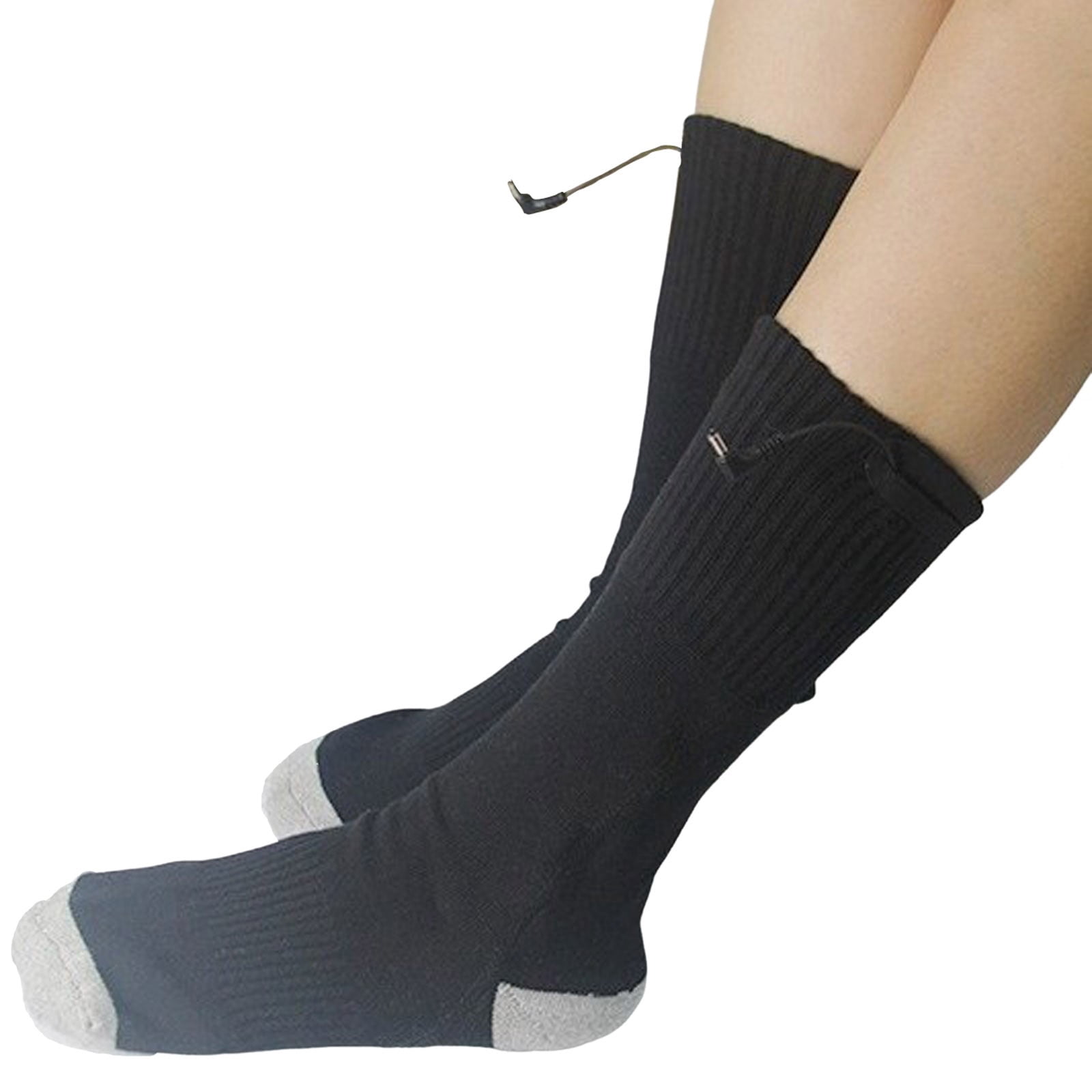 Wyobmus Heated Socks for Men And Women Color Blocked Rechargeable ...