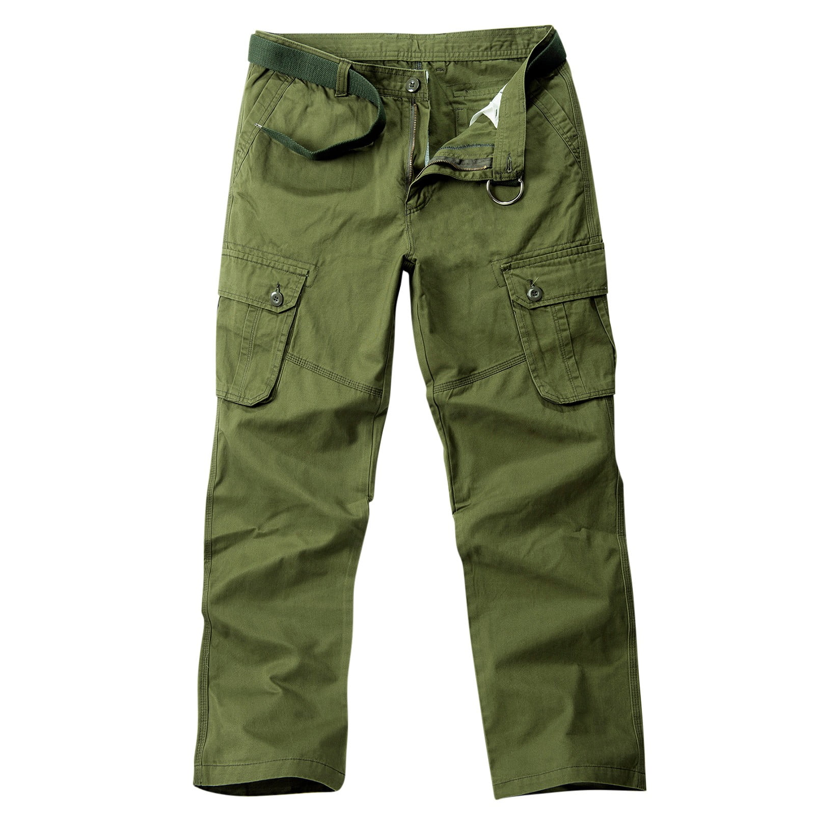 Wyobmus Men's Cargo Pants Ripstop Hiking Pants With 8 Pockets Punk ...