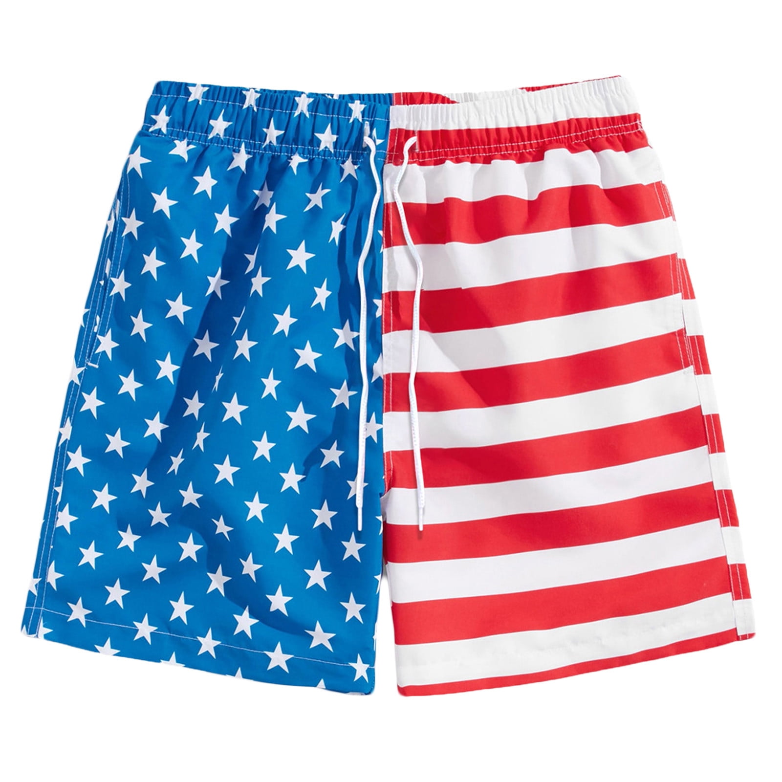 Wyobmus Men's Hawaiian Swim Trunks Quick Dry Surf Boardshorts U.S.A ...