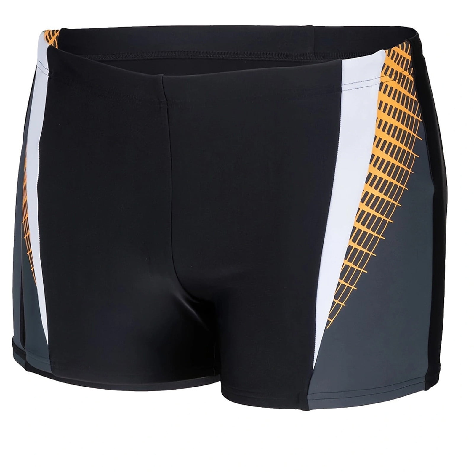 Wyobmus Men's Sport Square Leg Swimsuit Jammers Compression Swim Briefs ...